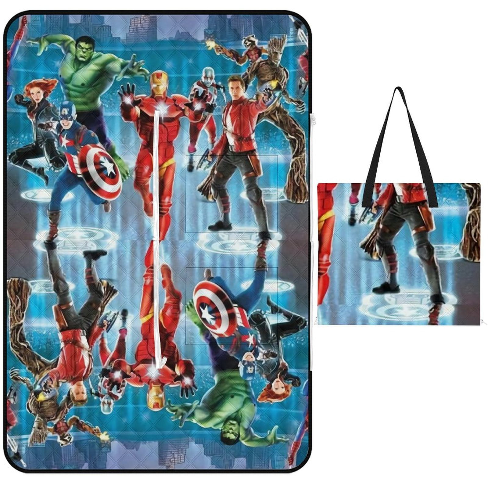 Marvel-Spider-Man Extra Large Picnic Outdoor Blanket,59 x 39 Waterproof ...