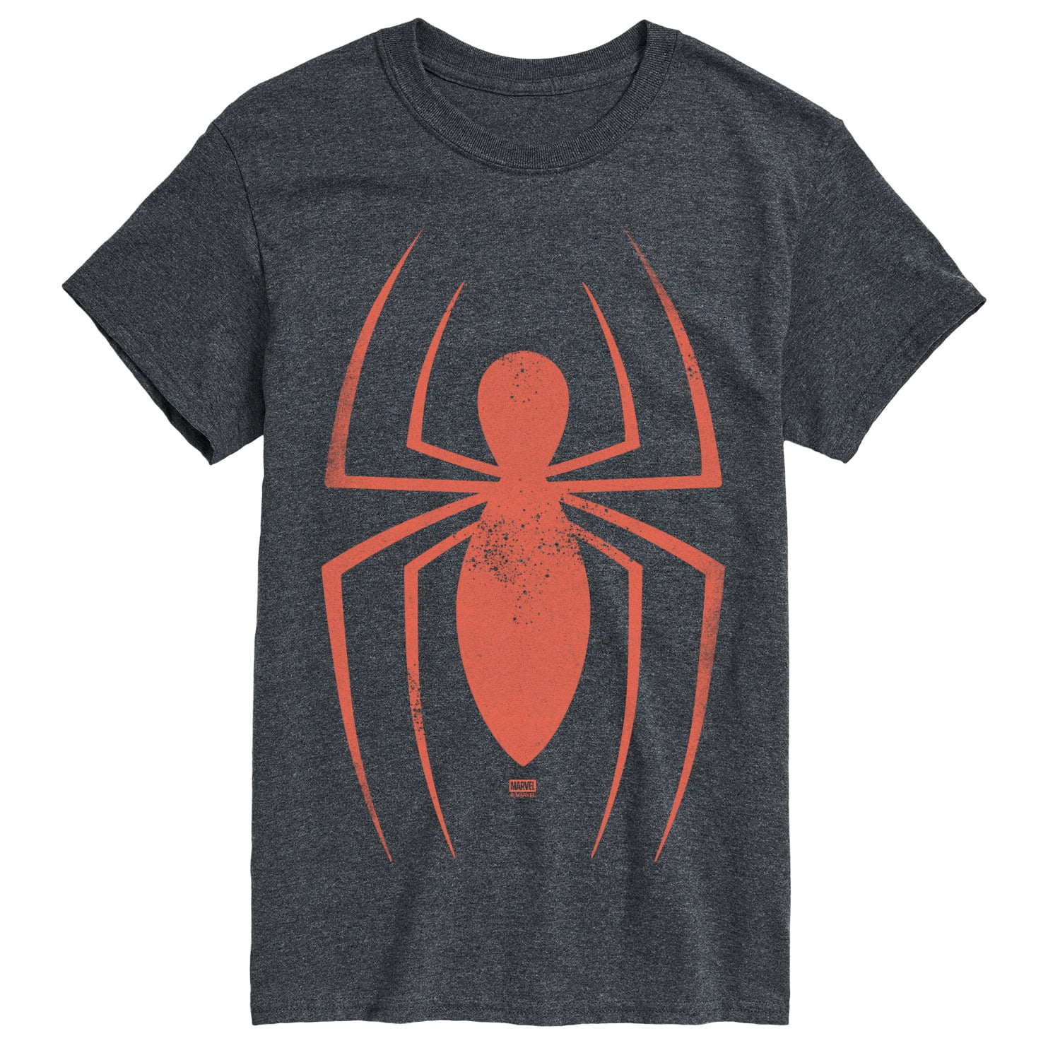 Marvel - Spider-Man Faded Logo - Men's Short Sleeve Graphic T-Shirt ...