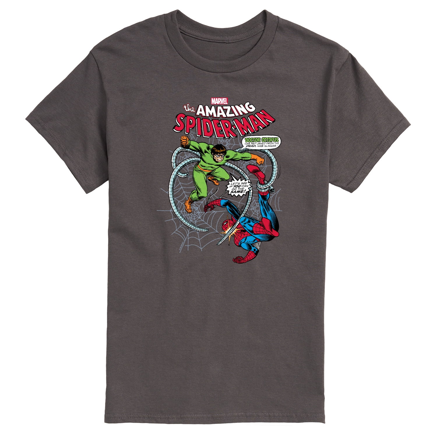 Marvel Spider-Man - Fighting Doc Ock - Men's Short Sleeve Graphic T ...