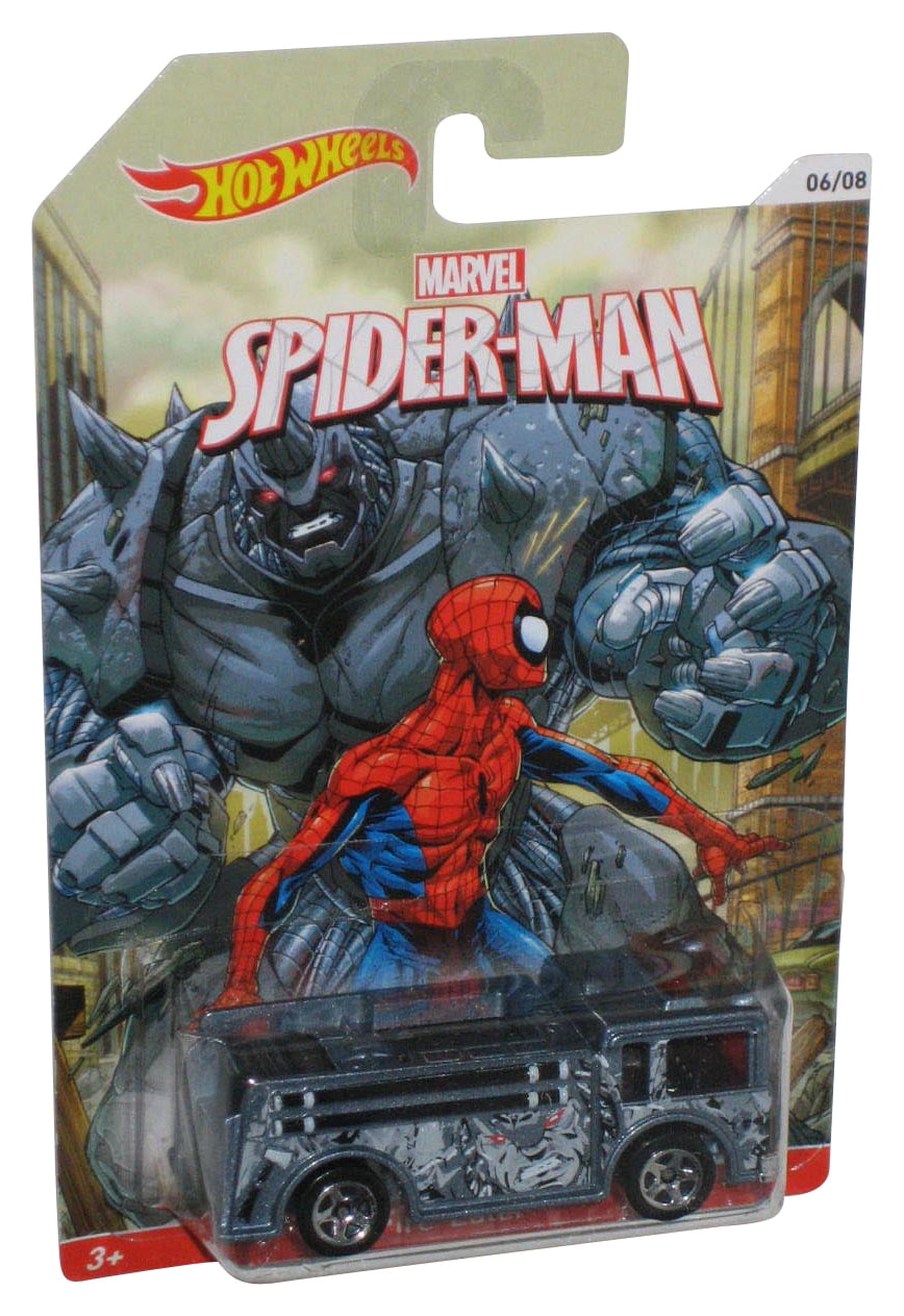 Marvel Spider-Man Fire-Eater (2013) Mattel Die-Cast Toy Car 06/08 ...