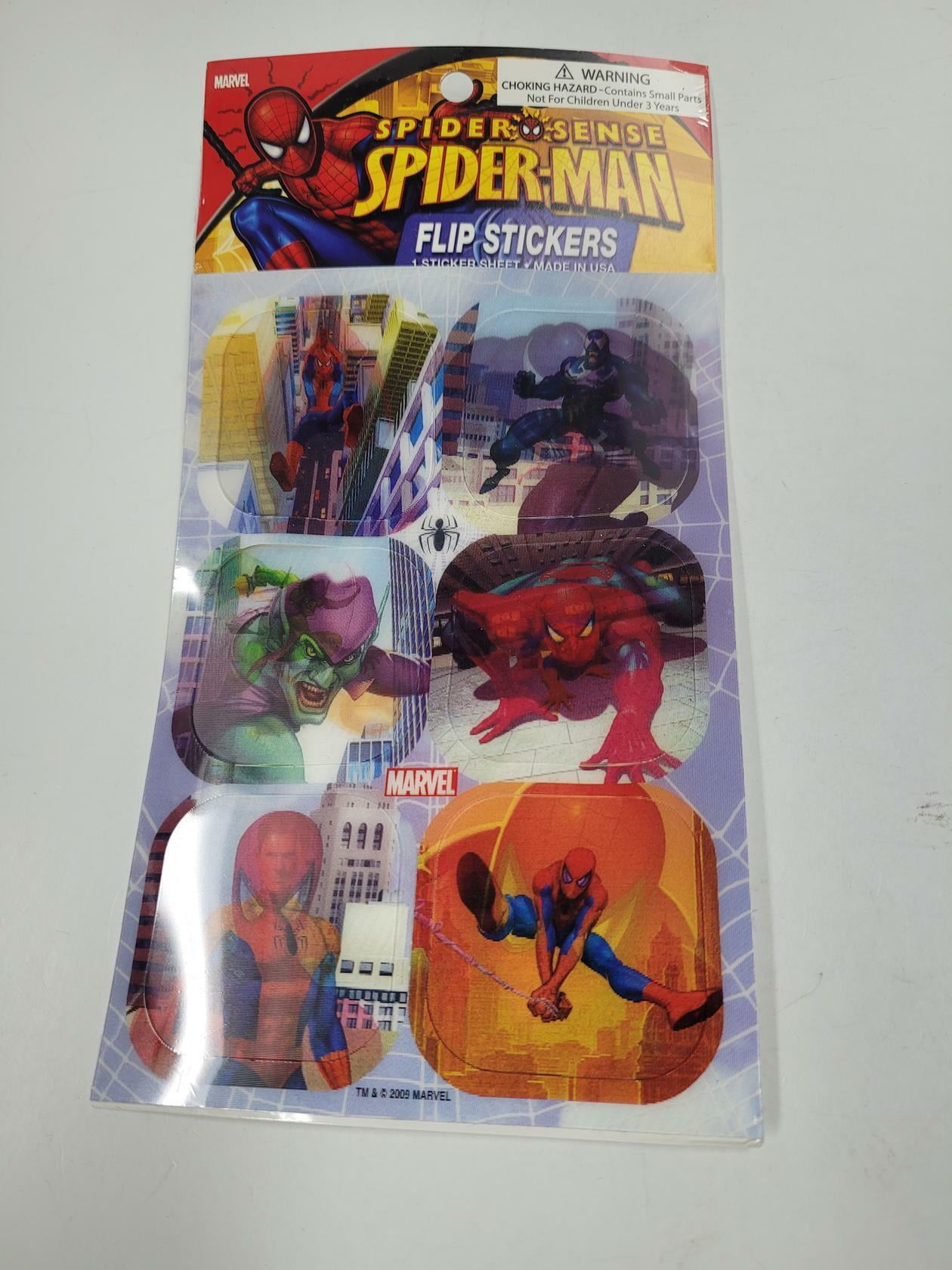 Marvel Spider-Man Flip Sticker Sheet - Set of 8 - Walmart.com