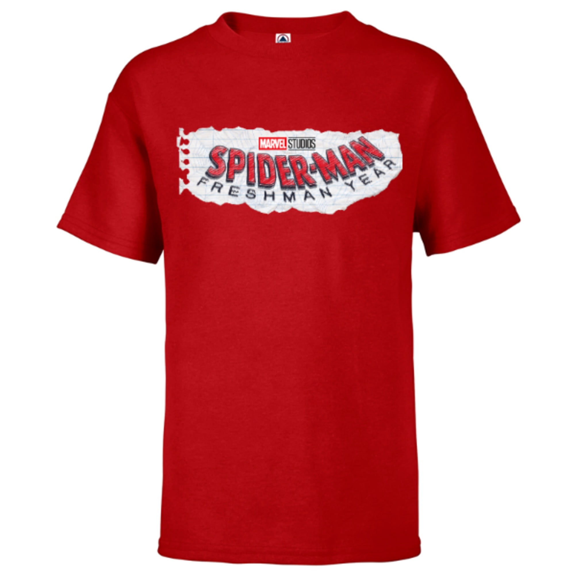 Marvel Spider-Man: Freshman Year Logo - Short Sleeve T-Shirt for Kids ...