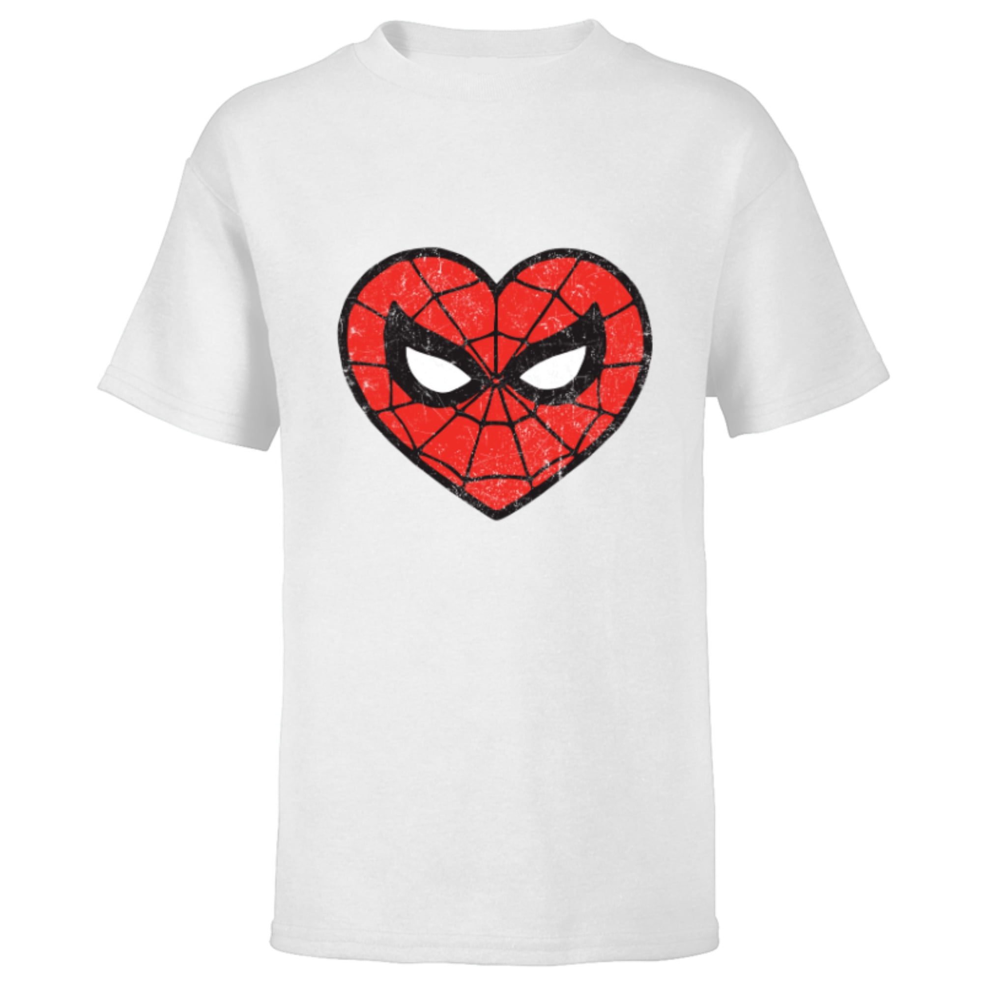 Marvel Spider-Man Heart - Short Sleeve T-Shirt for Kids - Customized ...
