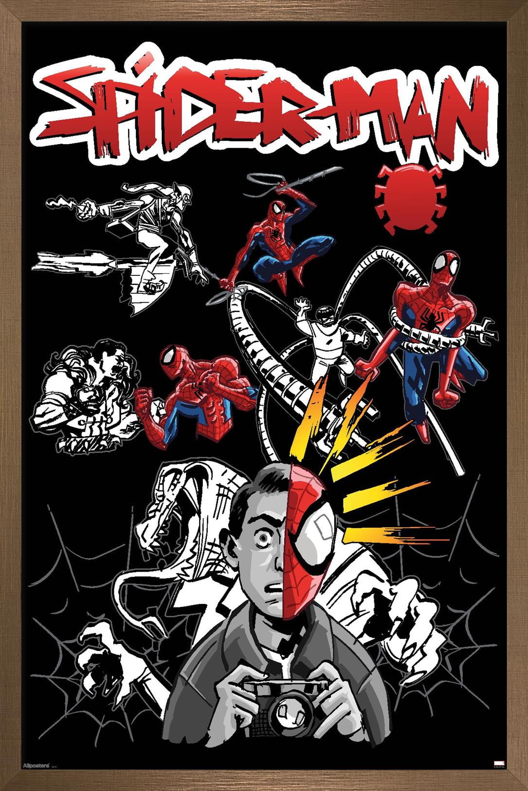 Marvel Spider-Man: Inked - Spider-Sense Wall Poster, 22.375" x 34 ...