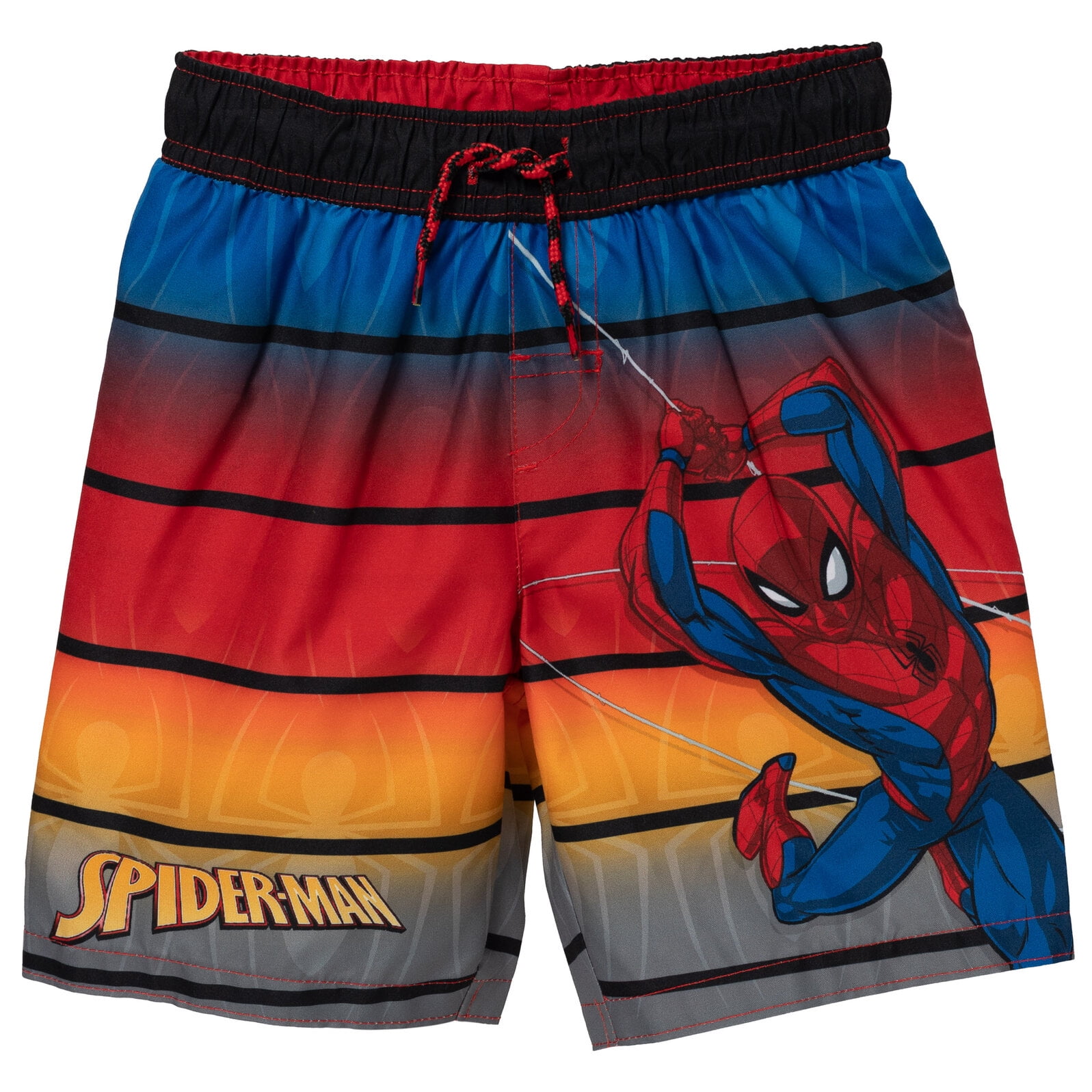 Marvel Spider-Man Little Boys Swim Trunks Bathing Suit Little Kid ...