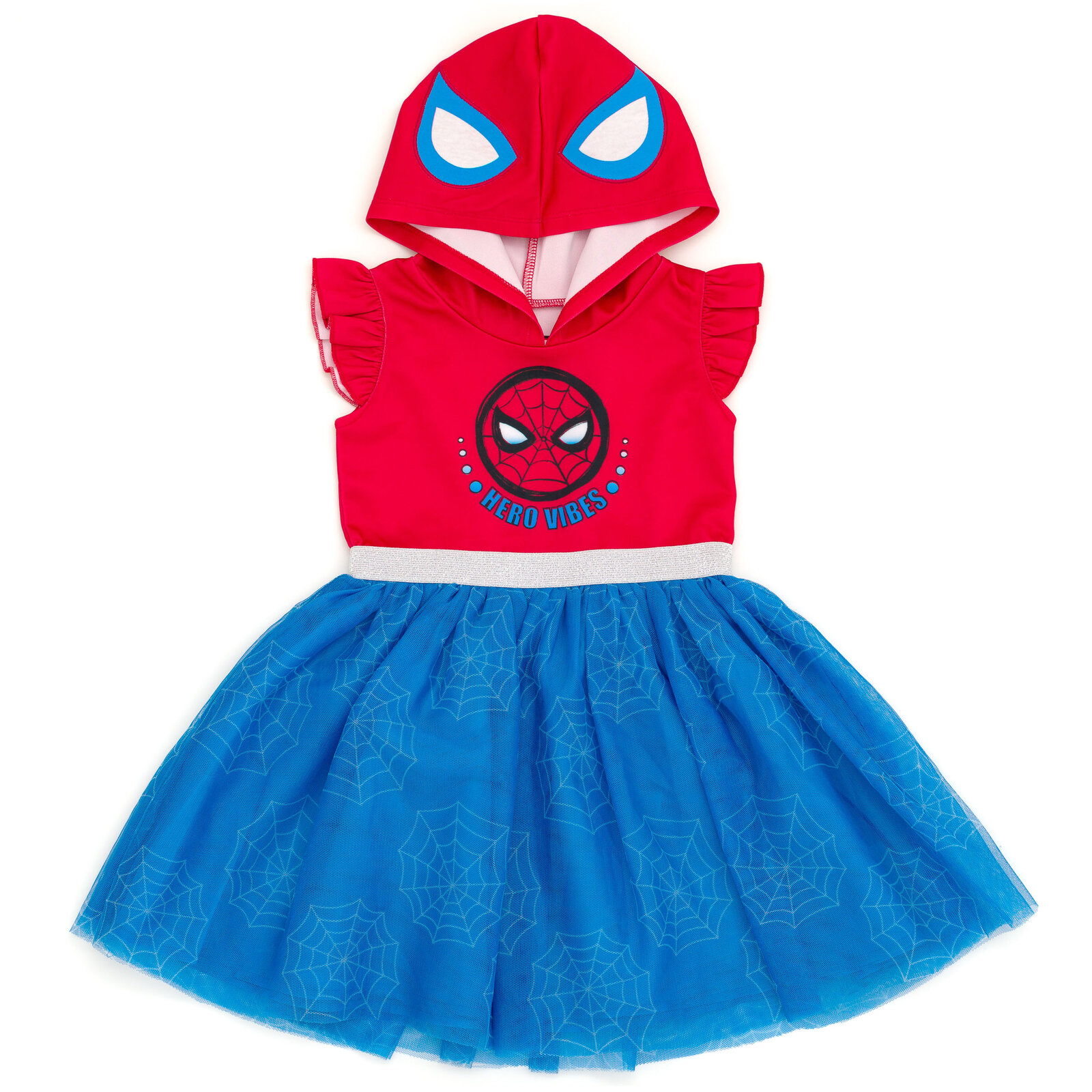 Marvel Spider-Man Spider-Gwen Ghost Spider Little Girls Mesh Cosplay ...