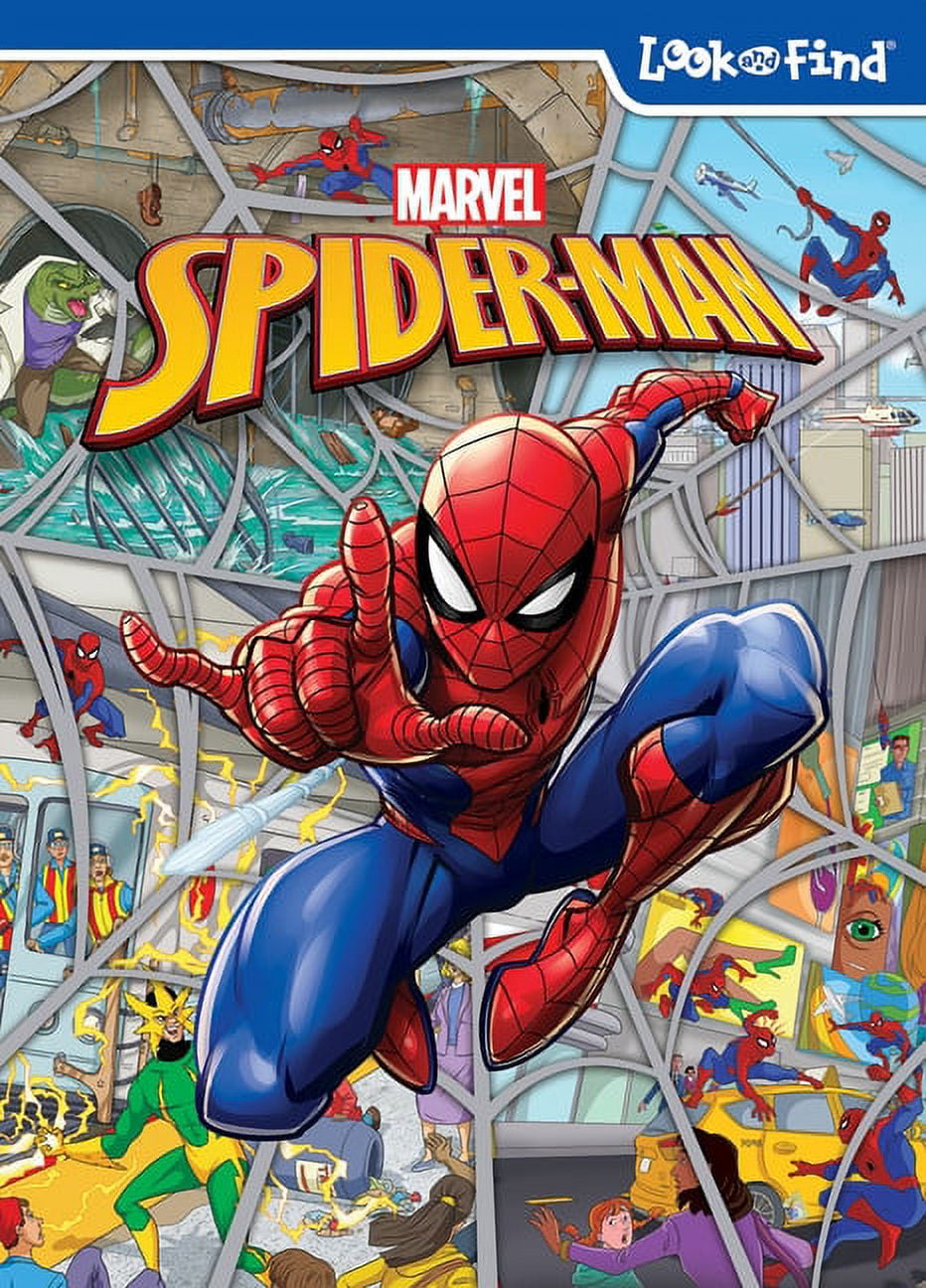 Marvel Spider-Man: Look and Find, (Hardcover) - Walmart.com