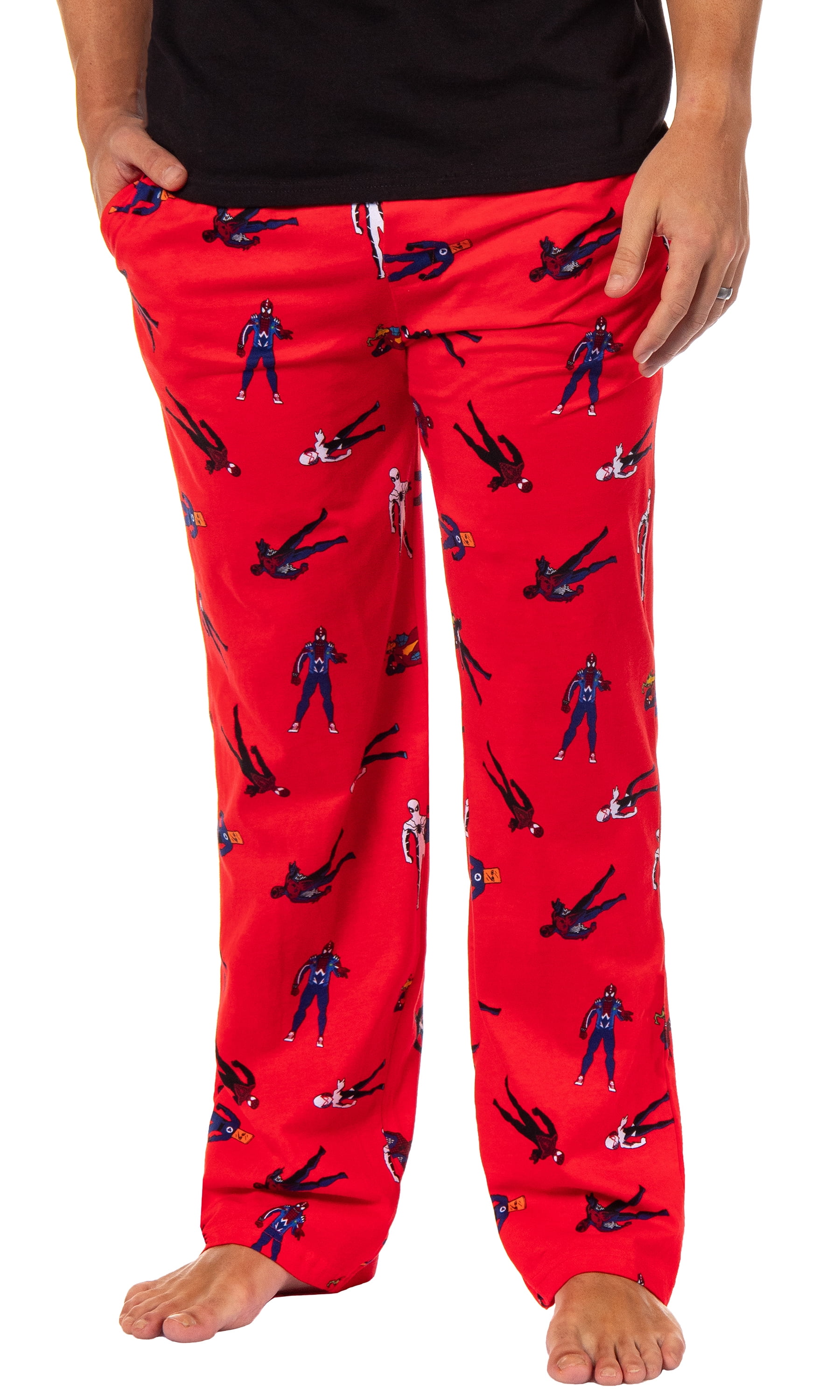 Marvel Spider-Man Men's Miles Morales Game Inspired AOP Character Pants ...
