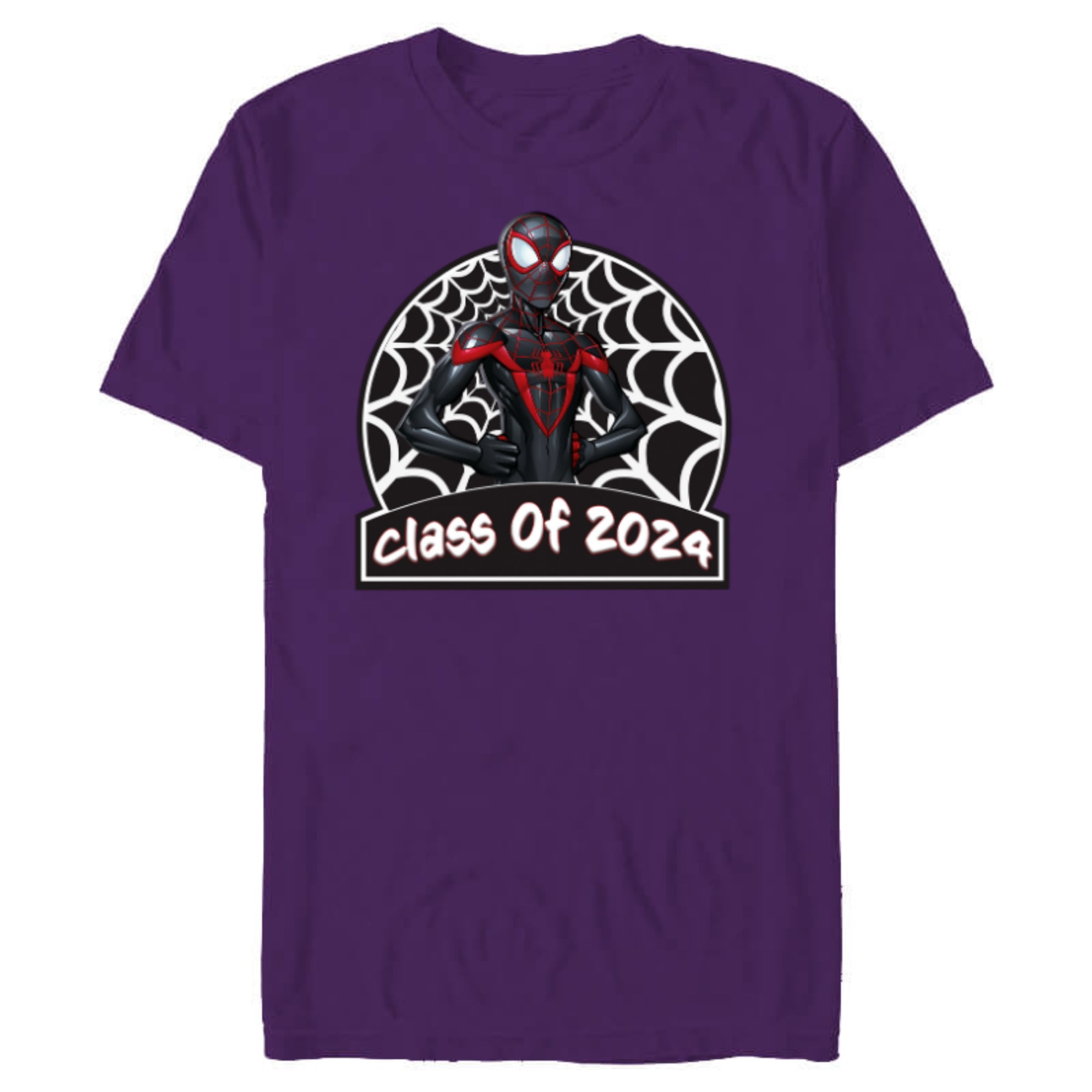 Marvel Spider-Man Miles Morales Graduation Class of 2024 - Short Sleeve ...