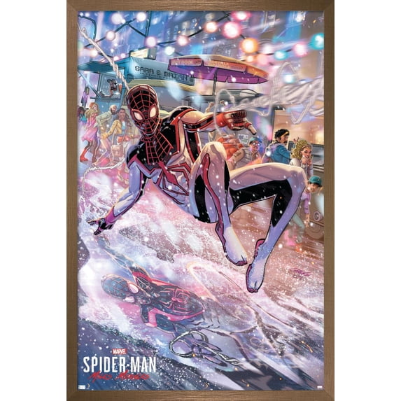 Marvel Spider-Man: Miles Morales - JaVier Garron Wall Poster, 14.725" x ...