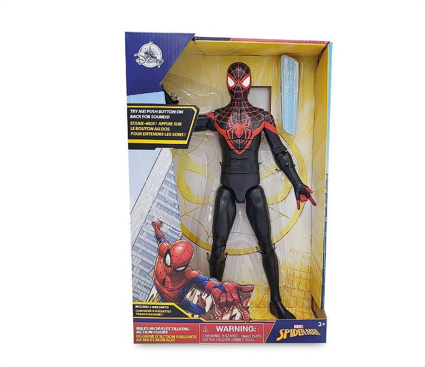 Plush Marvel Spider-Man Miles Morales Talking Action Figure, Web ...