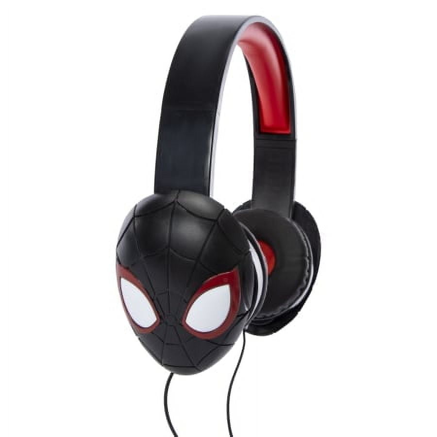 Marvel Spider-Man Miles Morales Wired Stereo Headphones with Microphone ...