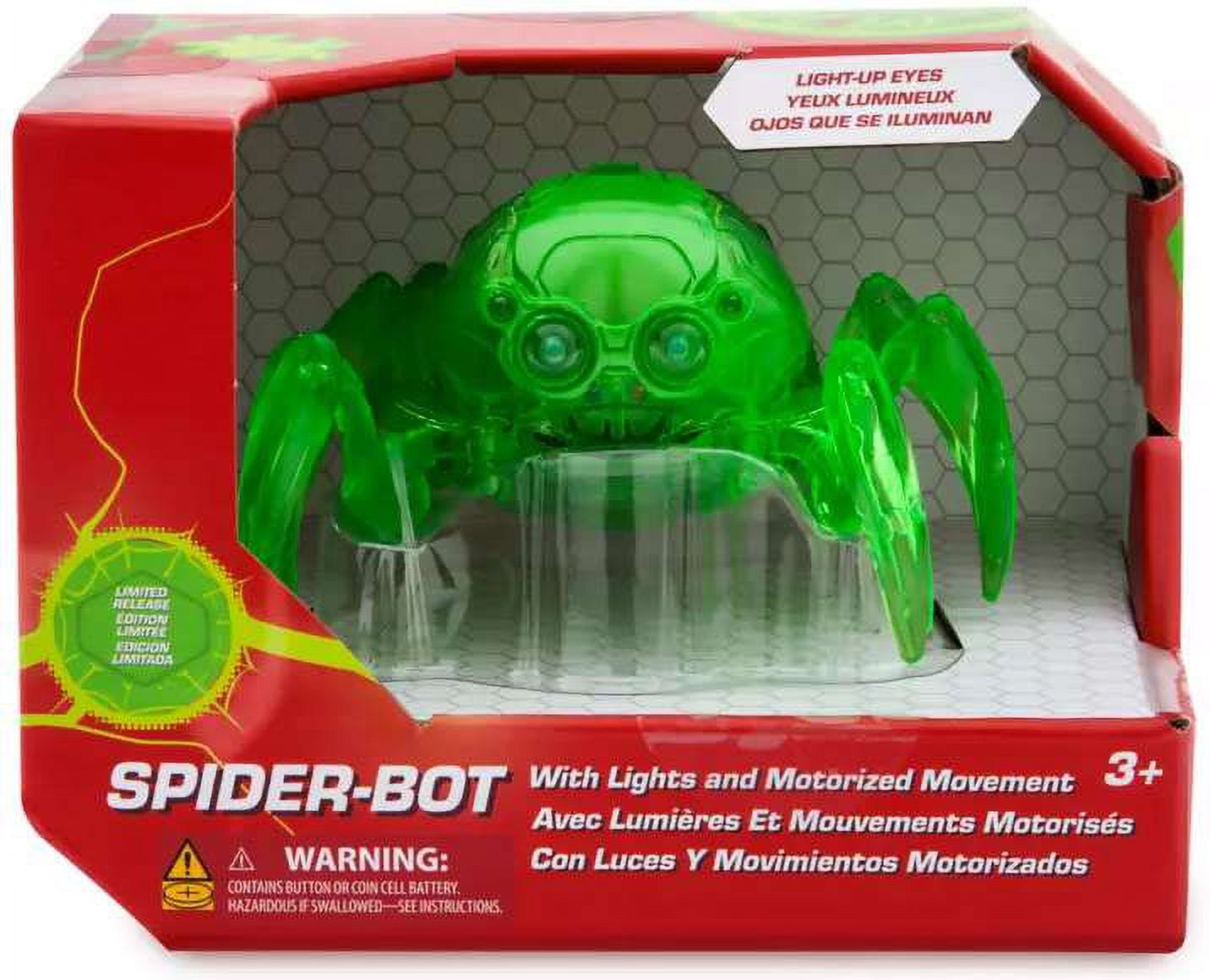 Marvel Spider-Man Mini Spider-Bot Figure (Green, D23) - Walmart.com