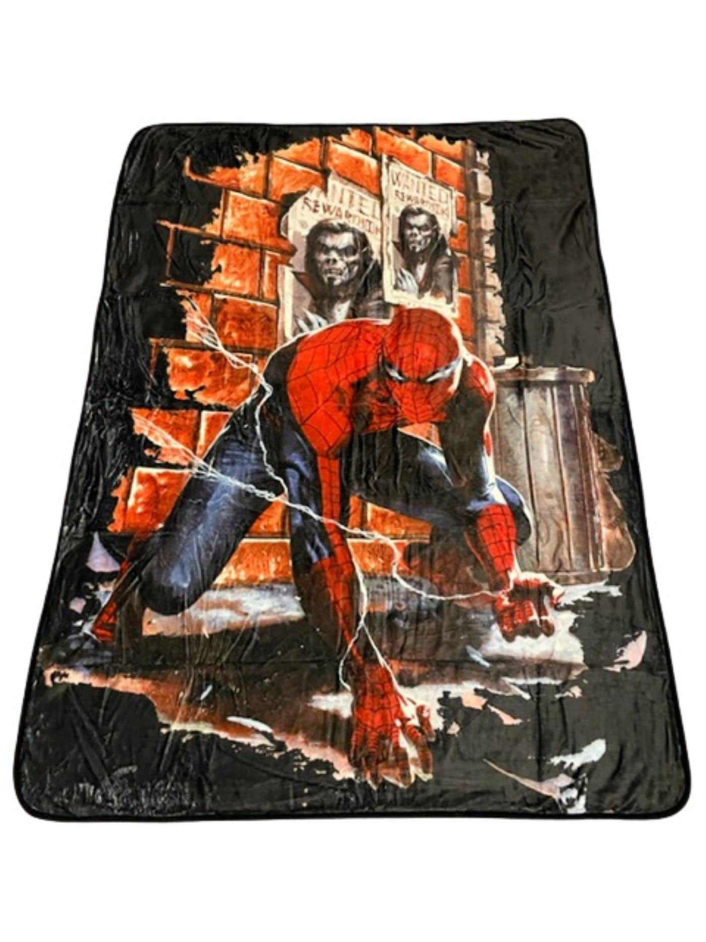 Marvel Spider-Man Morbious Most Wanted Fleece Softest Throw Blanket ...