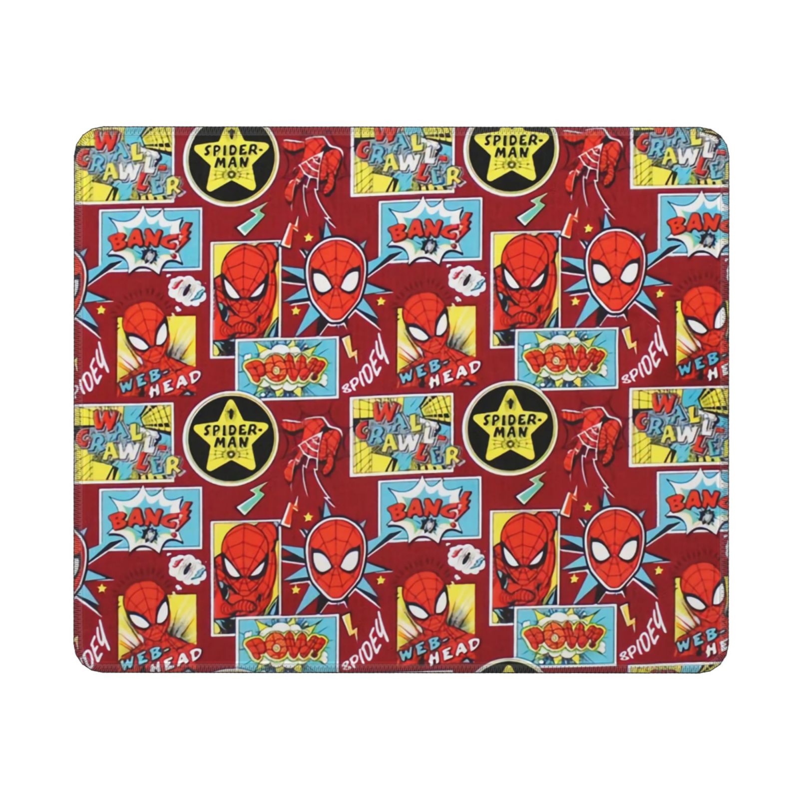 Marvel-Spider-Man Mouse Pad,Office Computer Mouse Pad with Stitched Edges,Non Slip Rubber ...