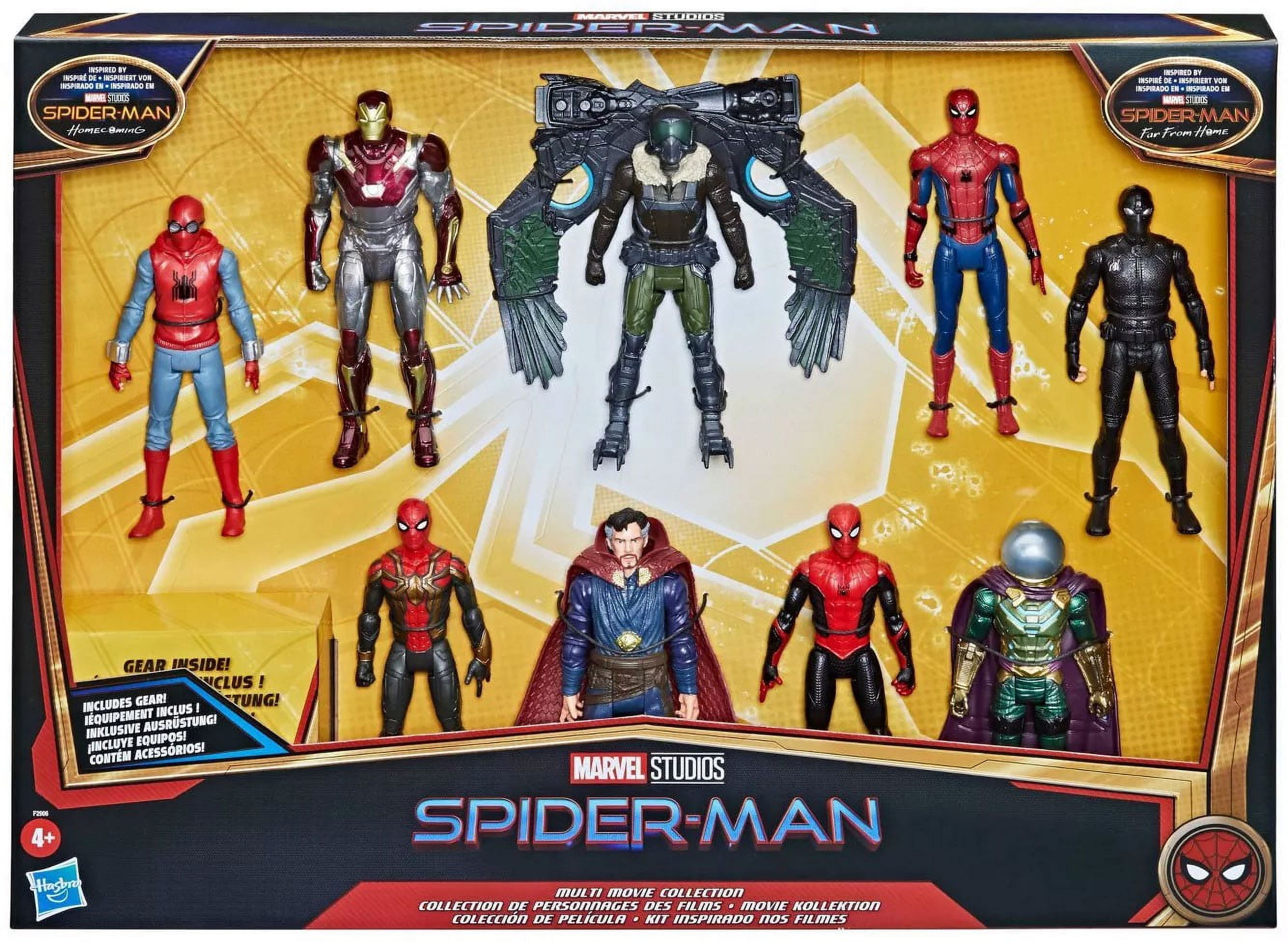 Marvel Spider-Man Multi Movie Collection Pack: Action Figures Inspired ...