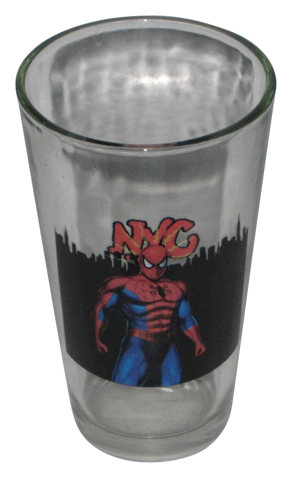 Marvel Spider-Man NYC Silver Buffalo Pint Glass - Walmart.com