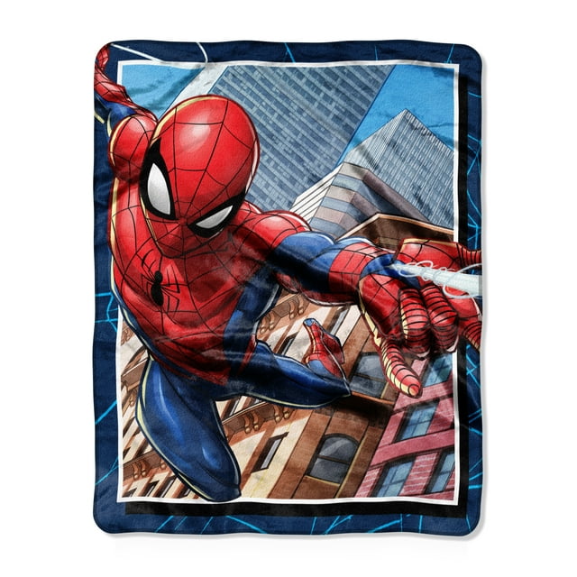 Marvel Spider-Man "Neighborhood Delivery" Silk Touch Throw, 40"x50 ...