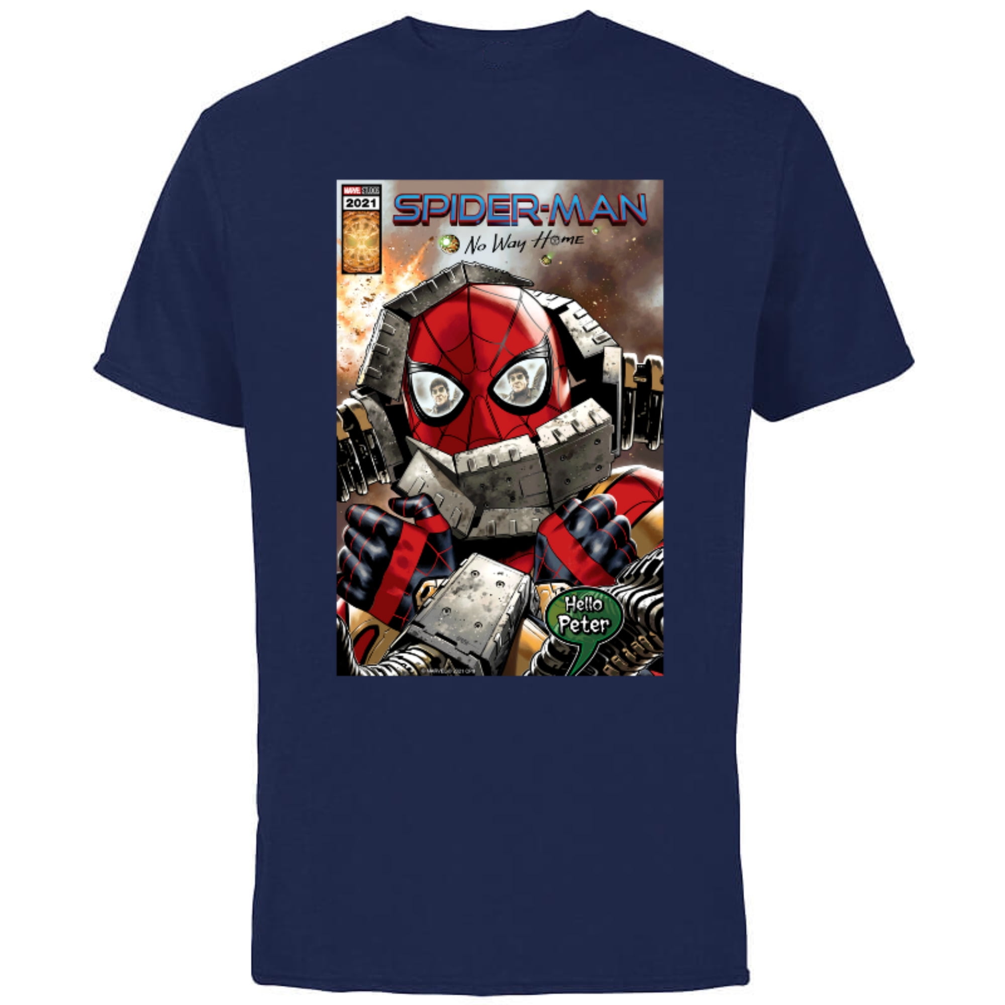 Marvel Spider-Man: No Way Home Doc Ock Hello Peter Comic - Short Sleeve ...