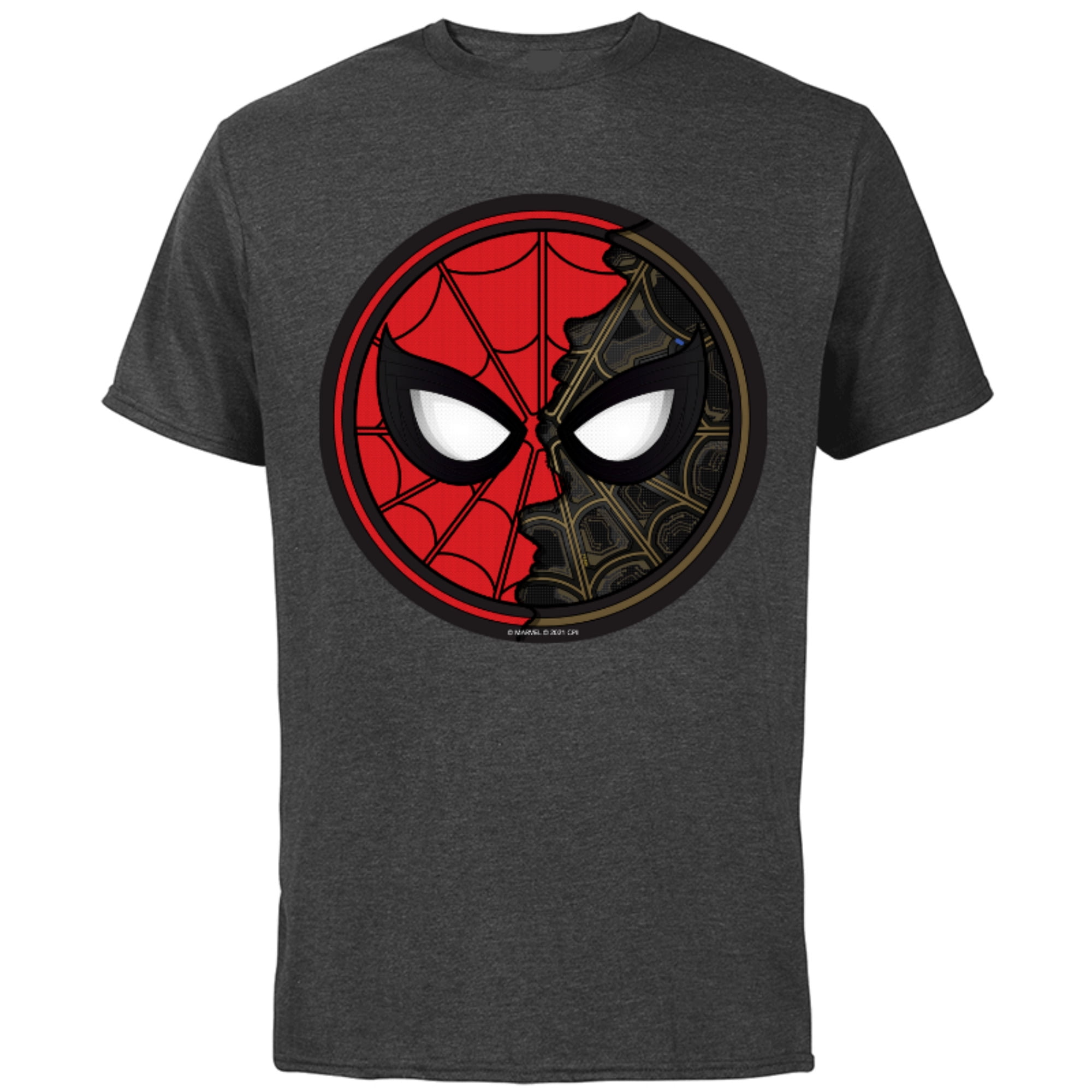 Marvel Spider-Man: No Way Home Dual Spidey Mask - Short Sleeve Cotton T ...