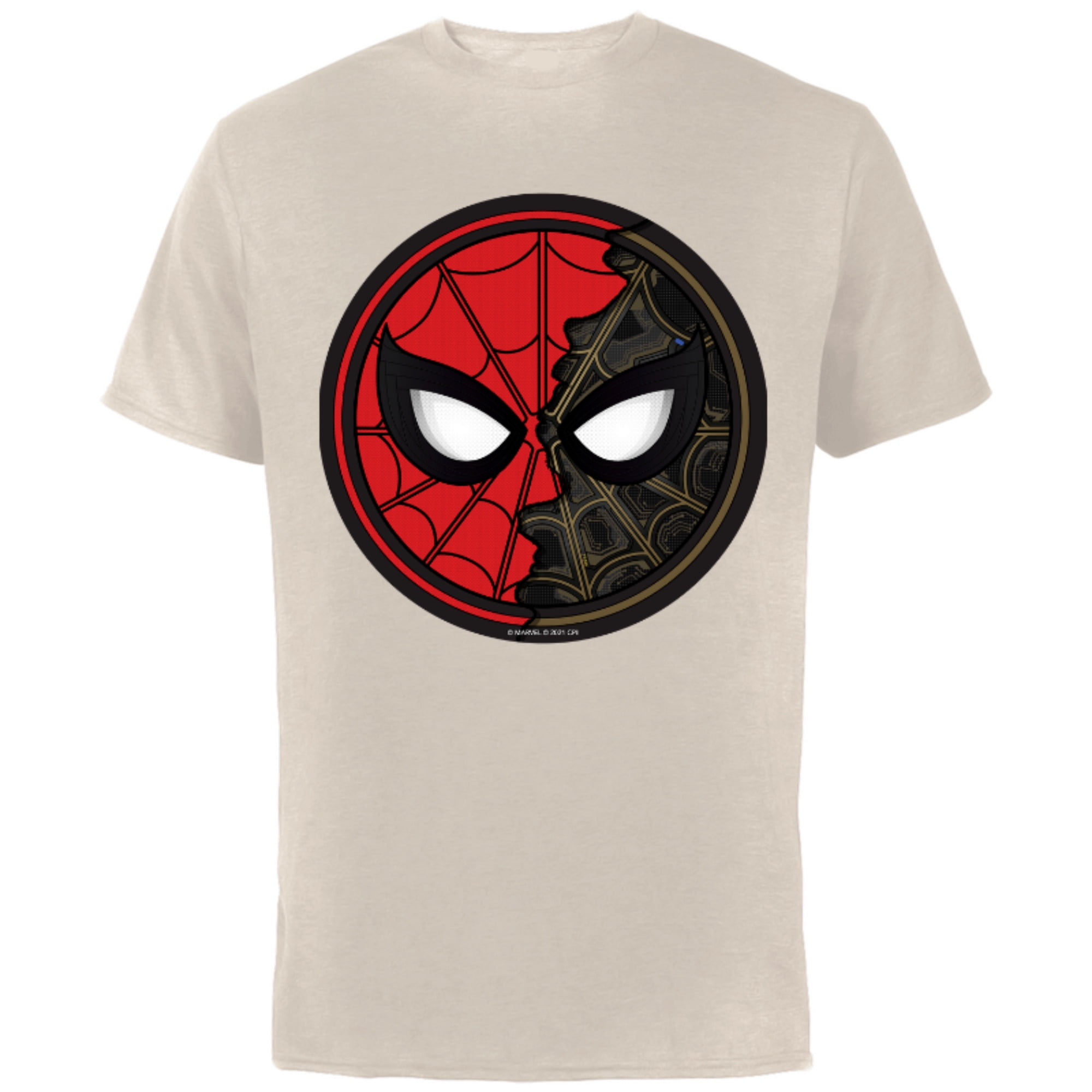 Marvel Spider-Man: No Way Home Dual Spidey Mask - Short Sleeve Cotton T ...