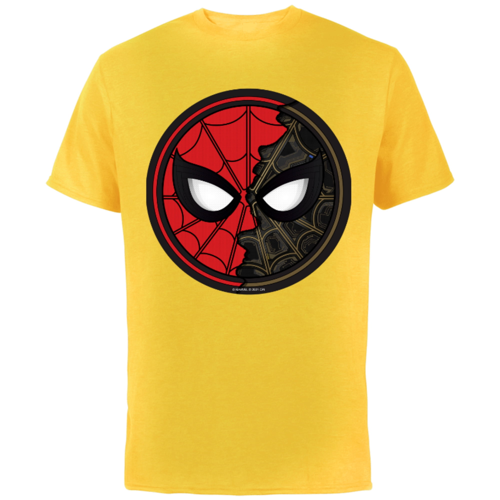 Marvel Spider-Man: No Way Home Dual Spidey Mask - Short Sleeve Cotton T ...