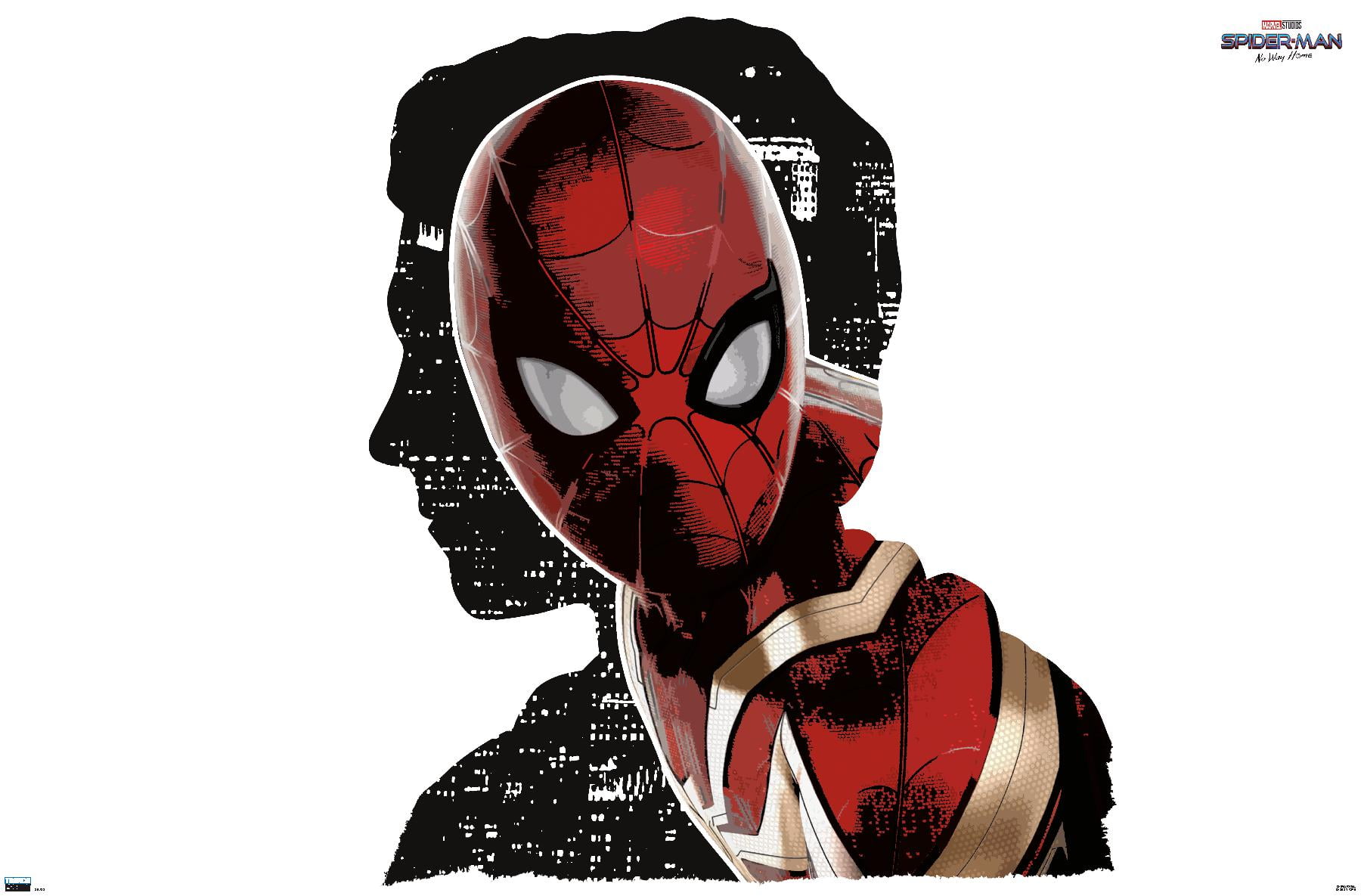 Marvel Spider-Man: No Way Home - Negative Space 34" x 22.37" Poster, by ...