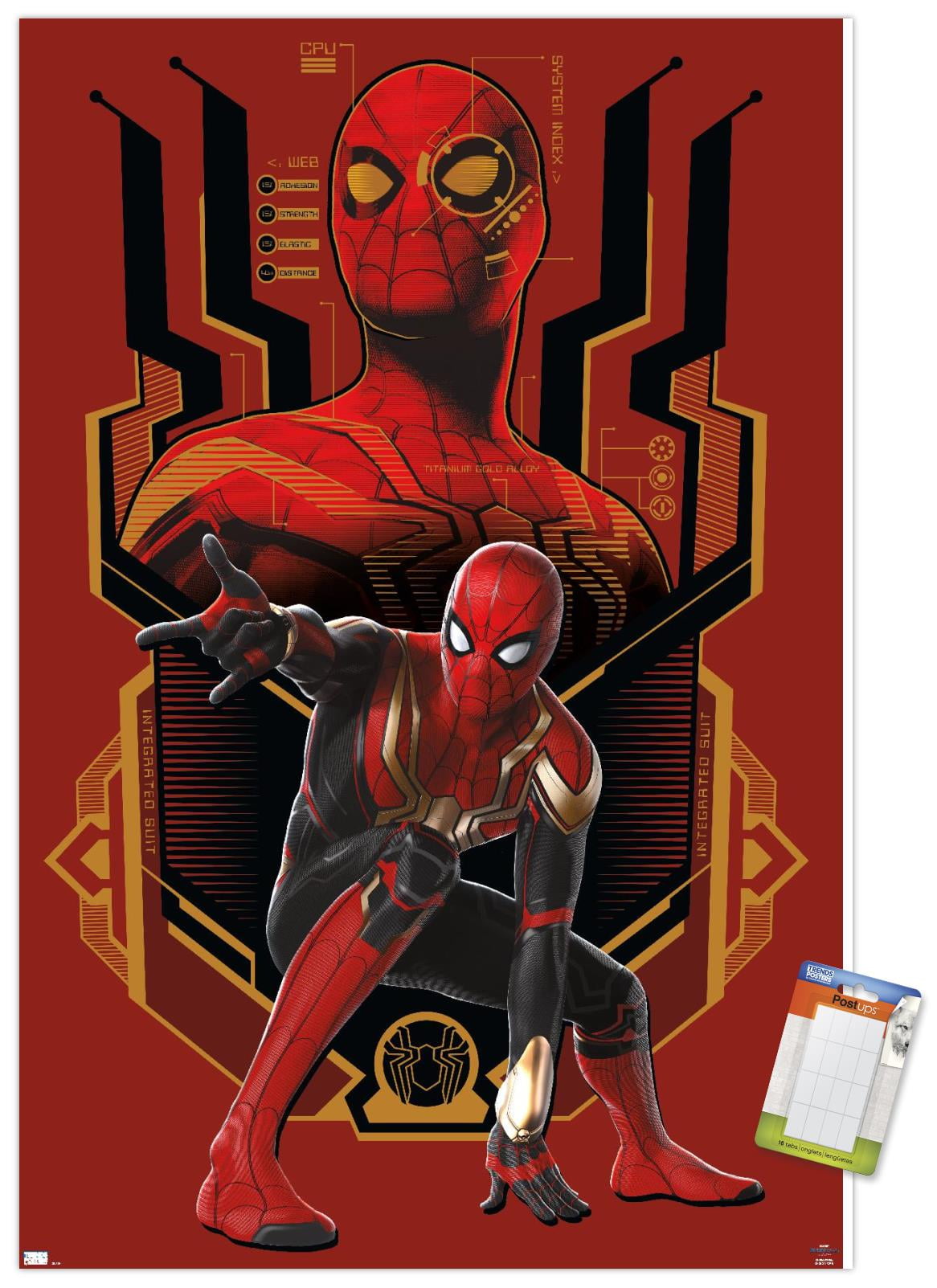 Marvel Spider-Man: No Way Home - Posed Wall Poster, 22.375" x 34 ...