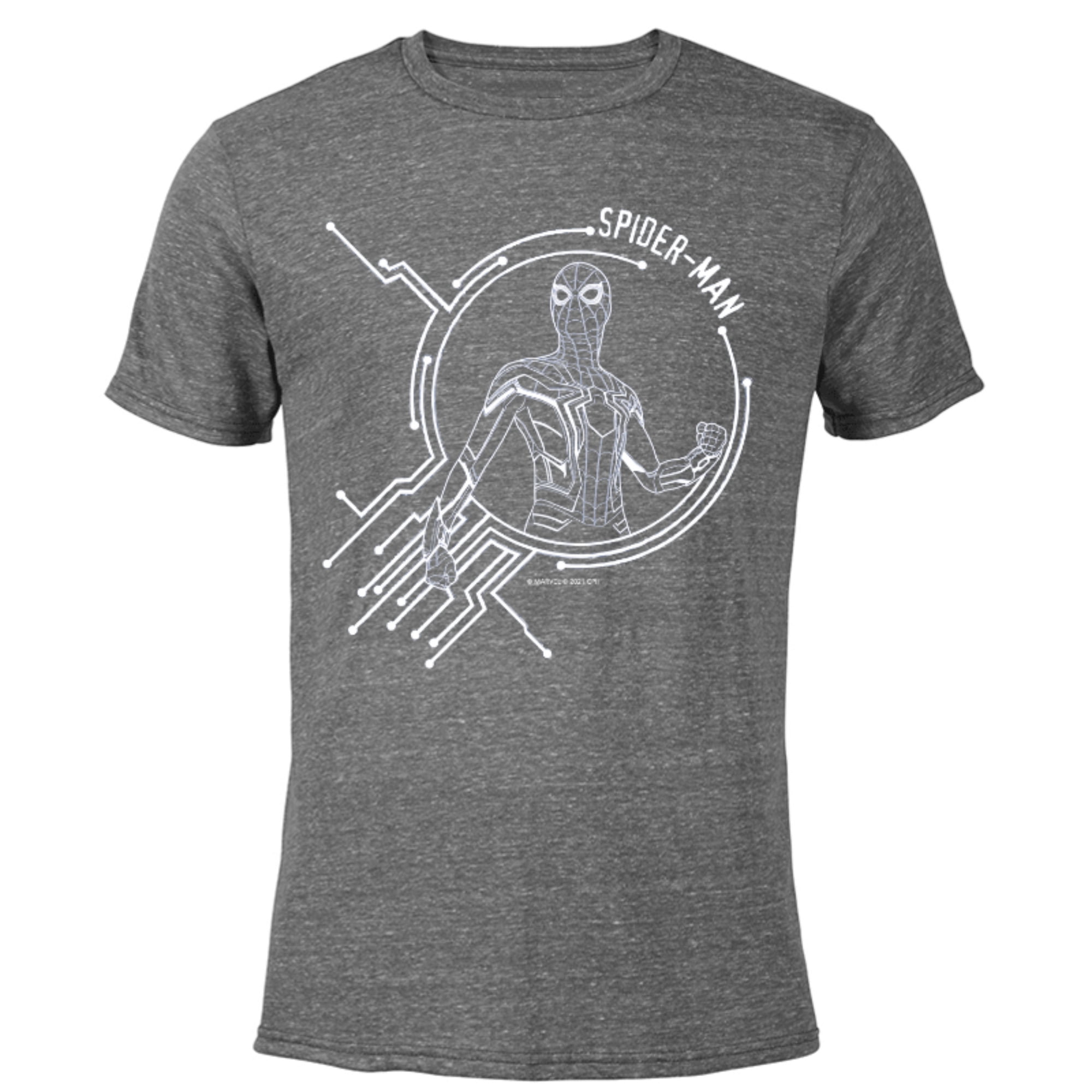 Marvel Spider-Man: No Way Home Spidey Circuit - Short Sleeve Blended T ...