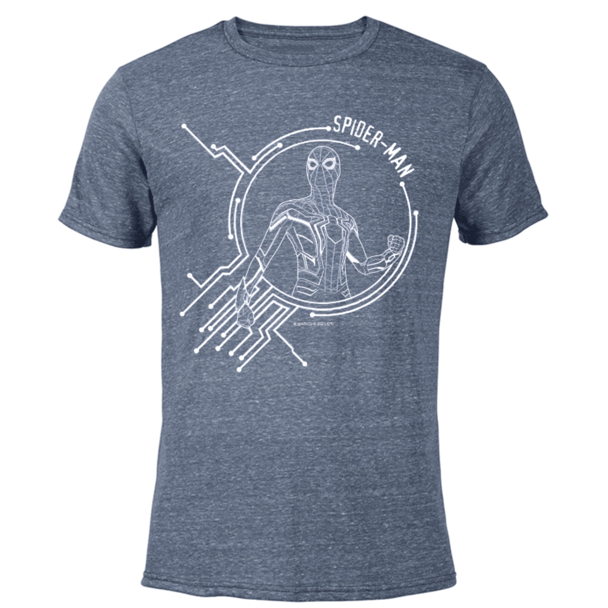 Marvel Spider-Man: No Way Home Spidey Circuit - Short Sleeve Blended T ...