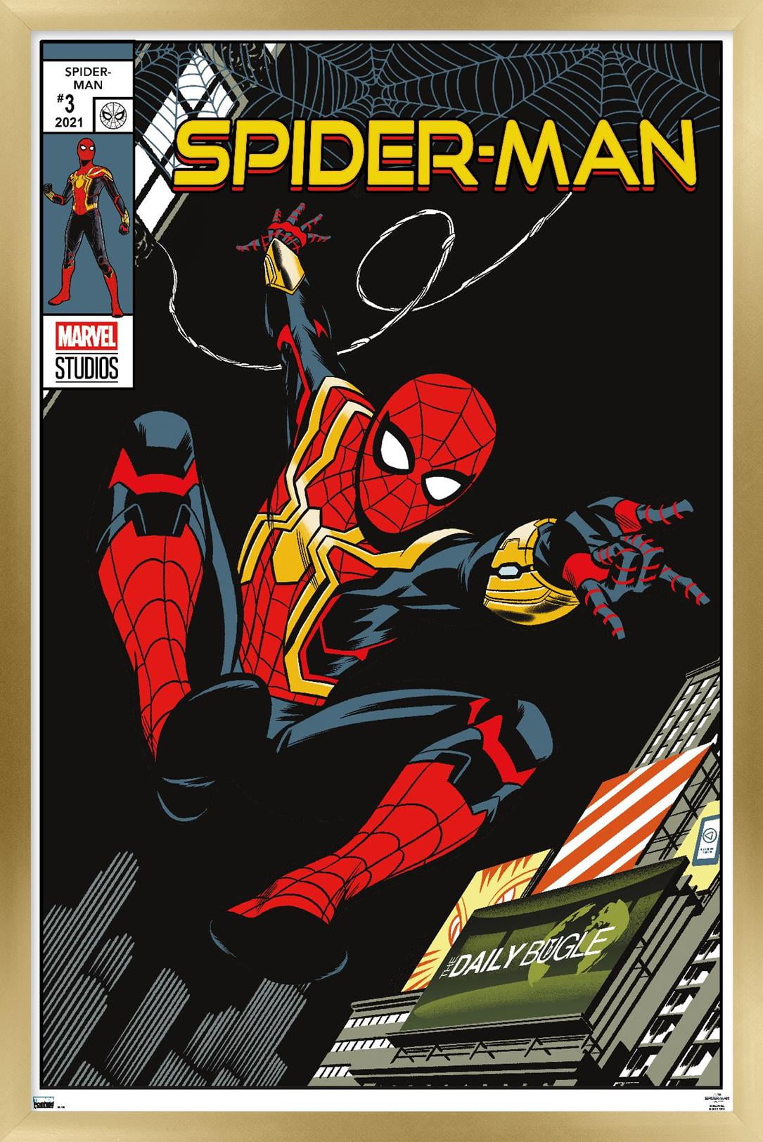 Marvel Spider-Man: No Way Home - Swinging Comic Wall Poster, 14.725" x ...