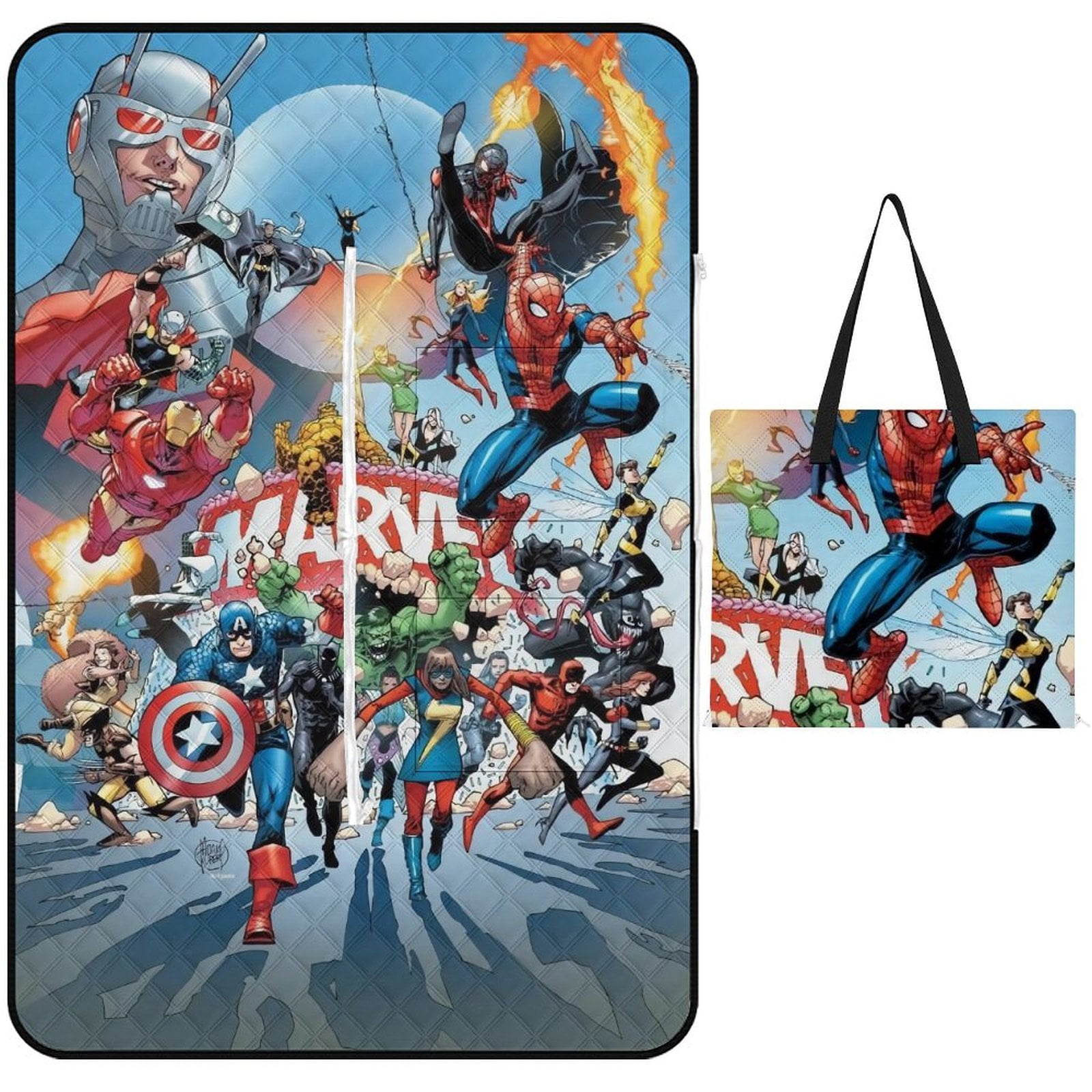 Marvel-Spider-Man Picnic Blankets 59"x39" Extra Large Outdoor Blanket ...