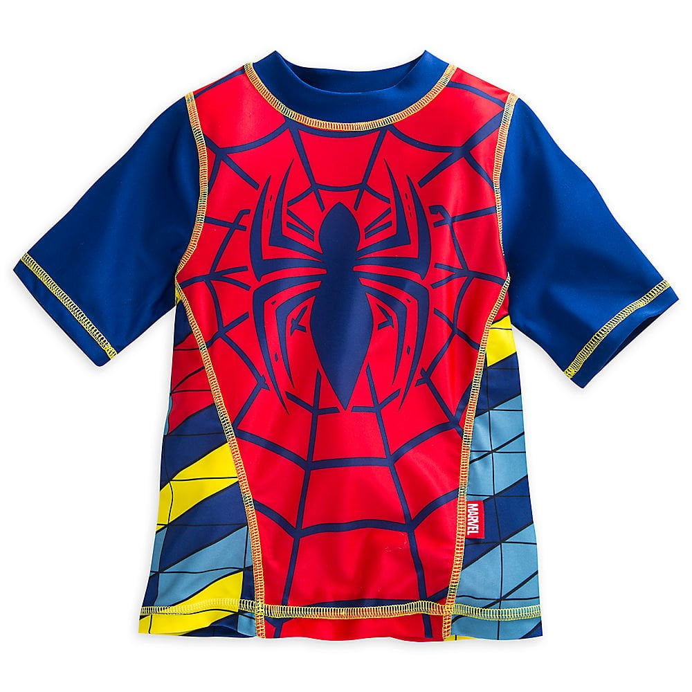 Marvel Spider-Man Rash Guard for Boys Size 2 Red - Walmart.com