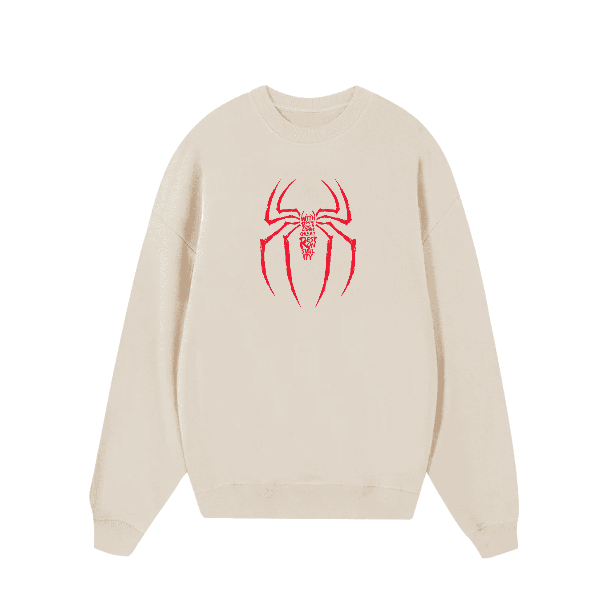 Marvel Spider Man Slogan Sweatshirt - Walmart.com