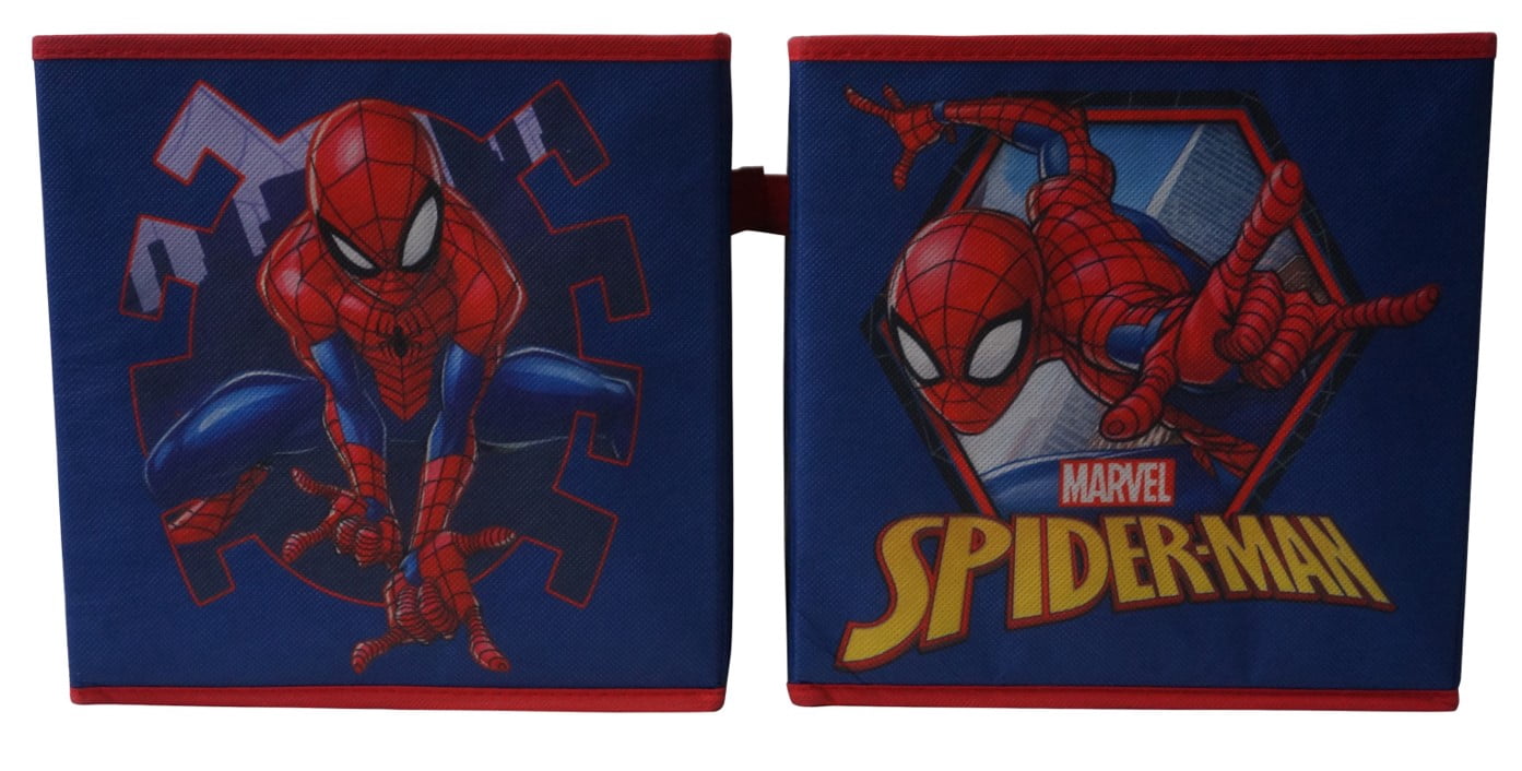 Spider-Man Collapsible Storage Cubes with Handles (Set of 2) for Toys ...