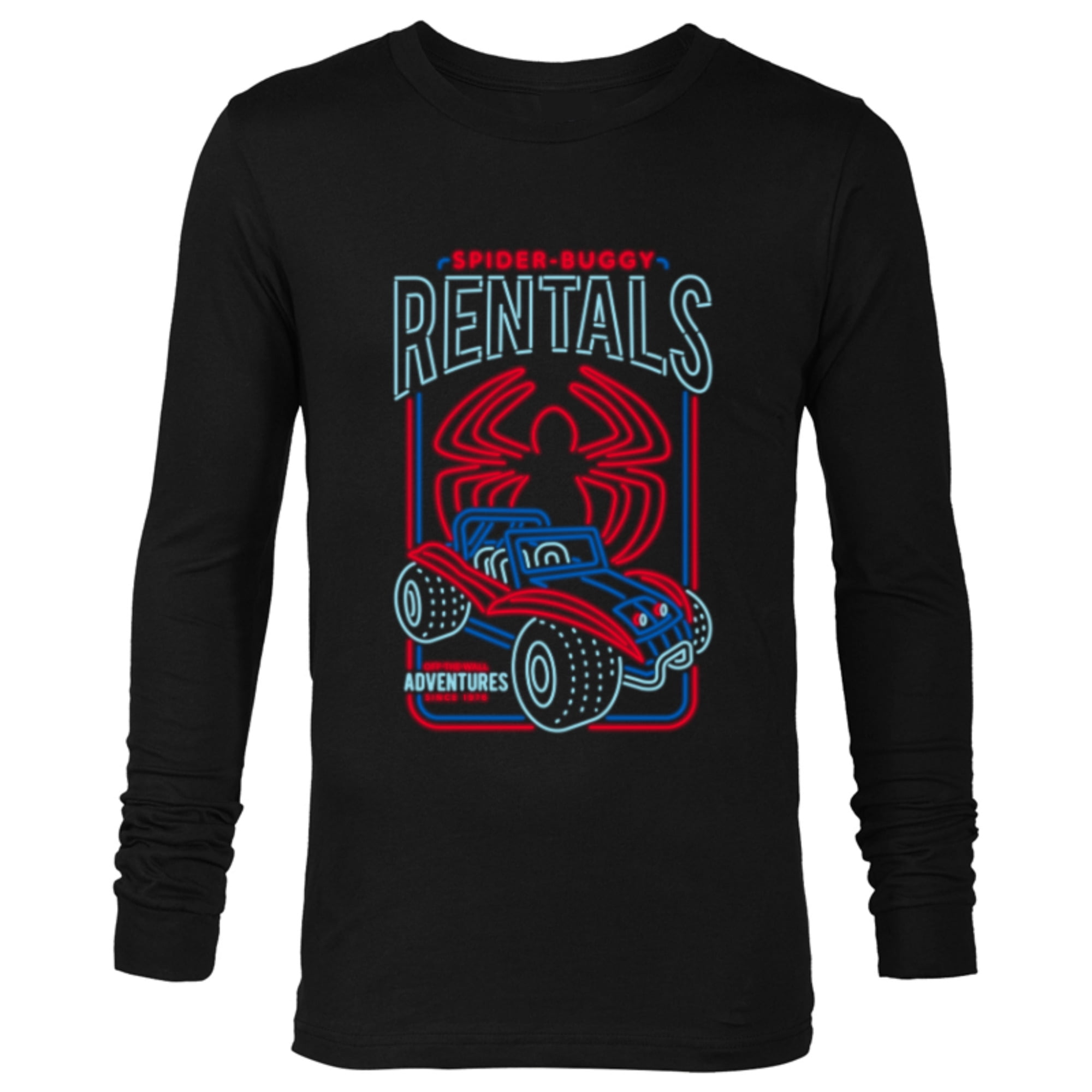 Marvel Spider-Man Spider-Buggy Rentals Neon Lights - Long Sleeve T ...