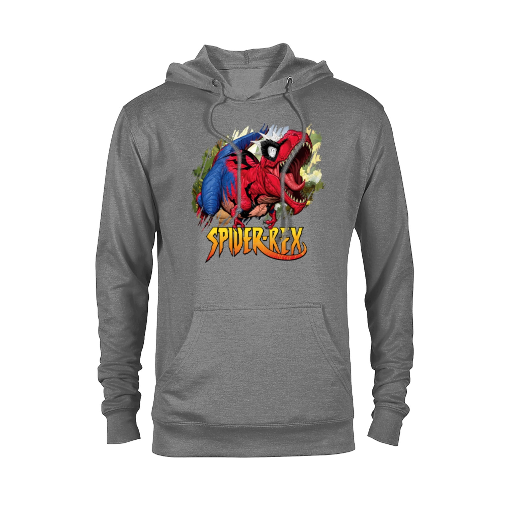 Marvel Spider-Man Spider-Rex Rip and Roar - Pullover Hoodie for Adults ...