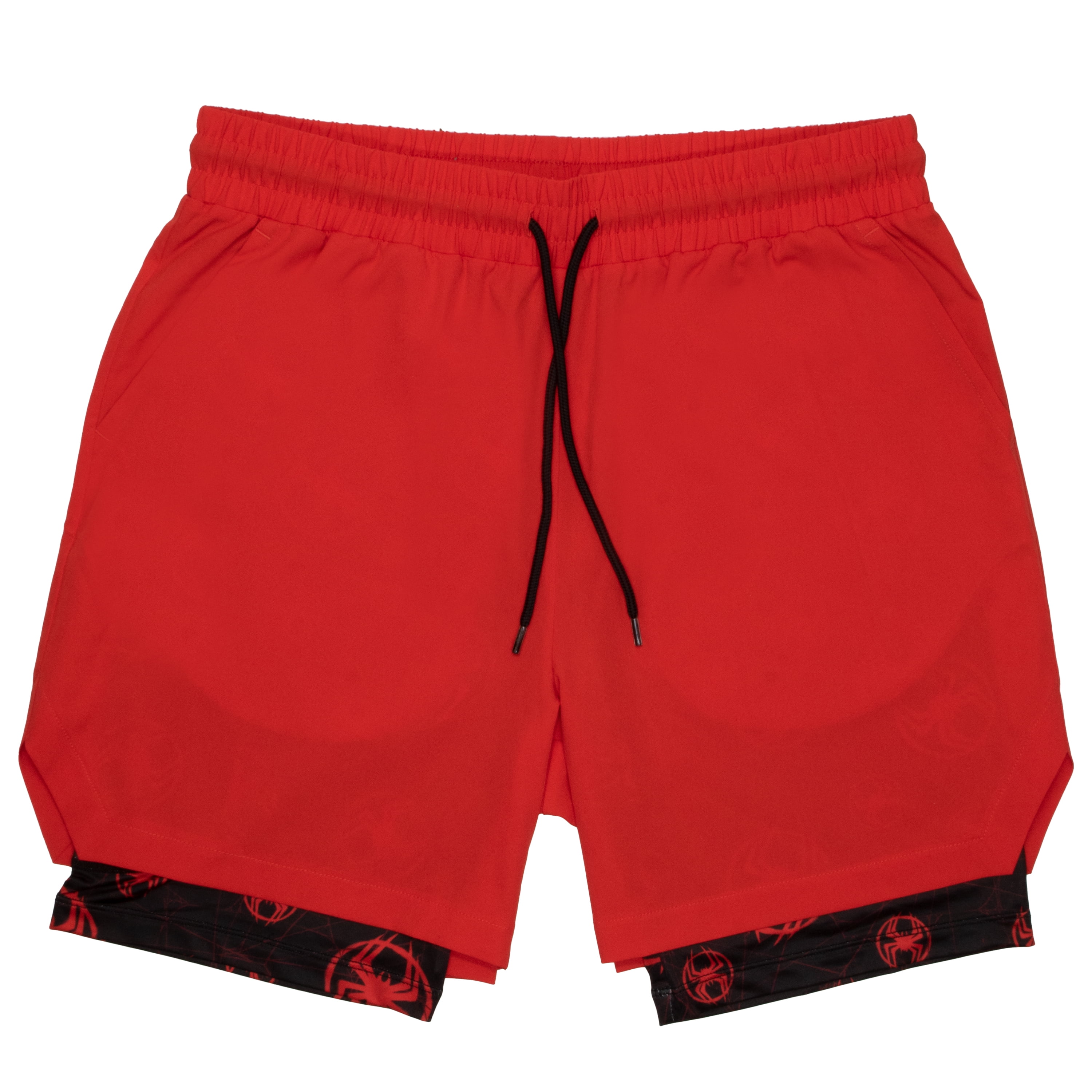 Marvel Spider-Man Spiderverse Mens Running Shorts, Workout Running ...