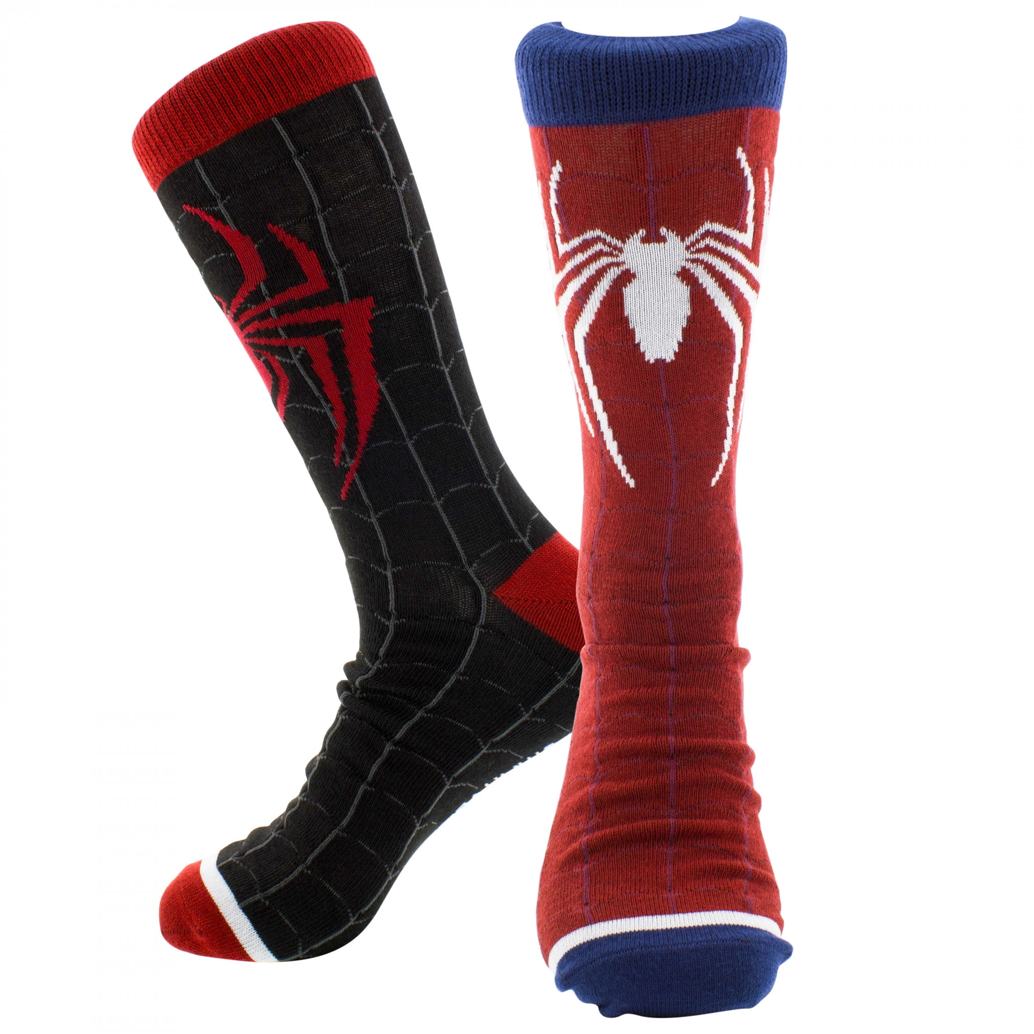 Marvel Spider-Man Spidey Logo Crew Socks 2-Pack Crew Socks - Walmart.com