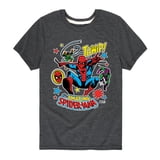 Marvel Spider-Man - Stickers Style - Toddler And Youth Short Sleeve ...
