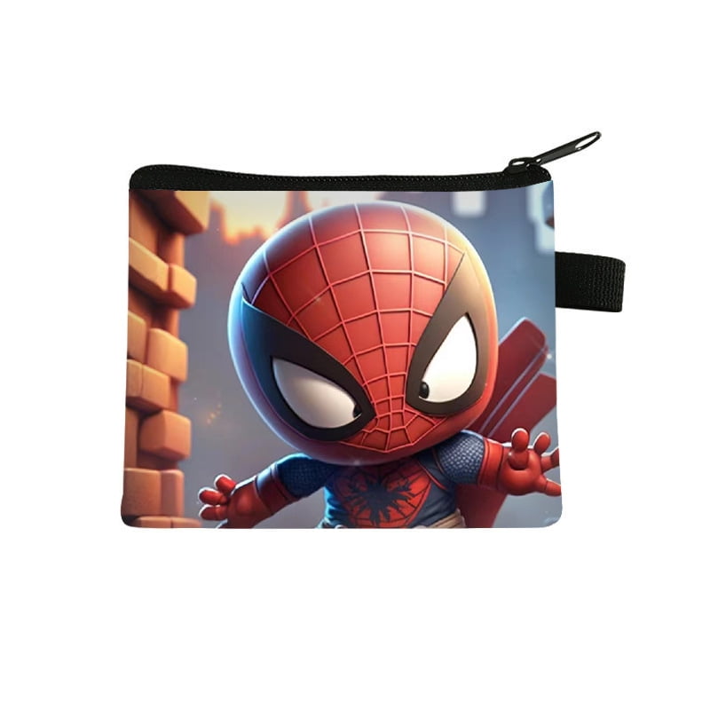 Marvel Spider-Man Student Change Bag Cartoon Cute Headphone Bag Zipper ...