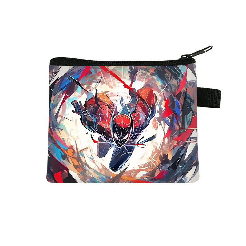 Marvel Spider-Man Student Change Bag Cartoon Cute Headphone Bag Zipper ...