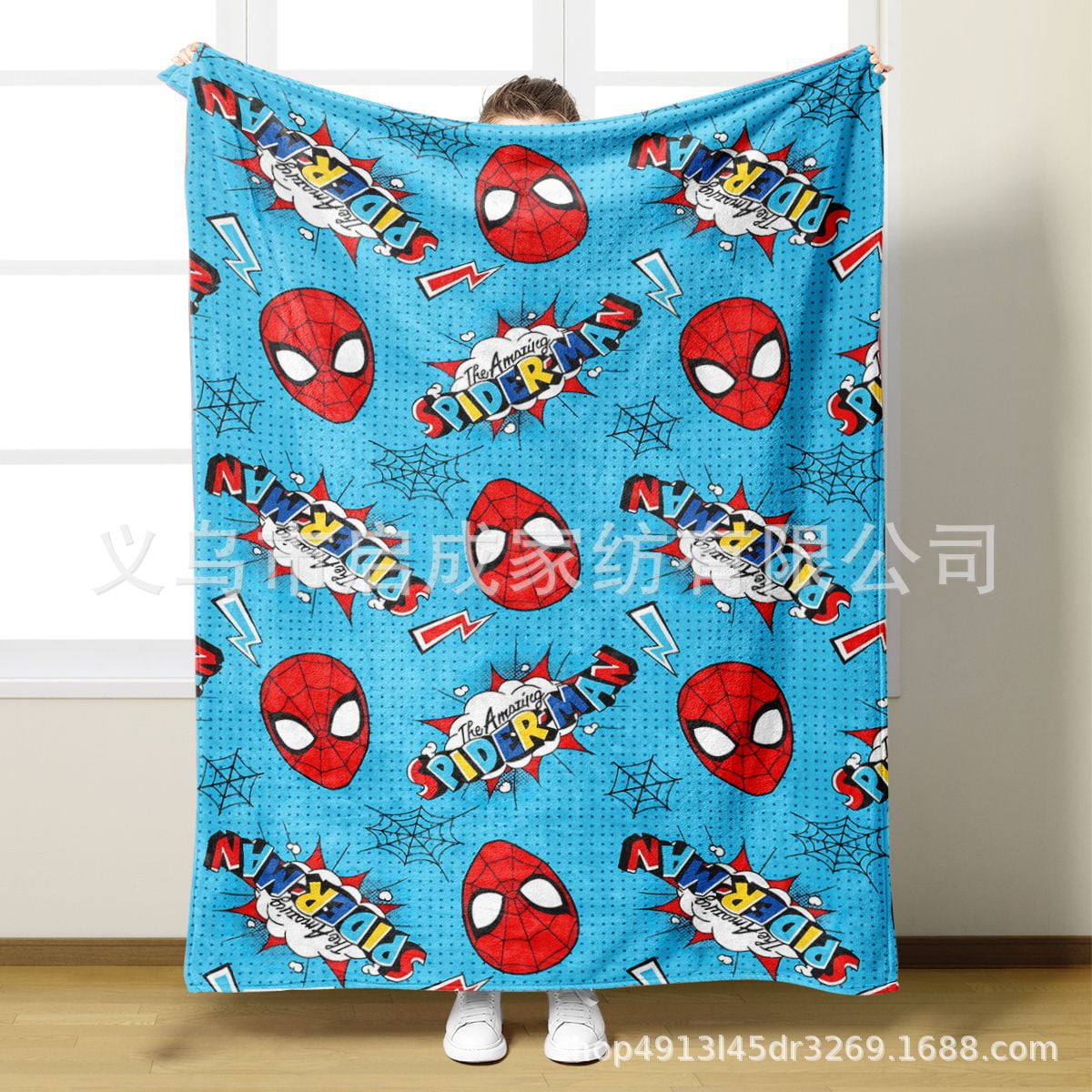 Marvel Spider-Man Superman SpiderMan Flannel Four Seasons Blanket ...