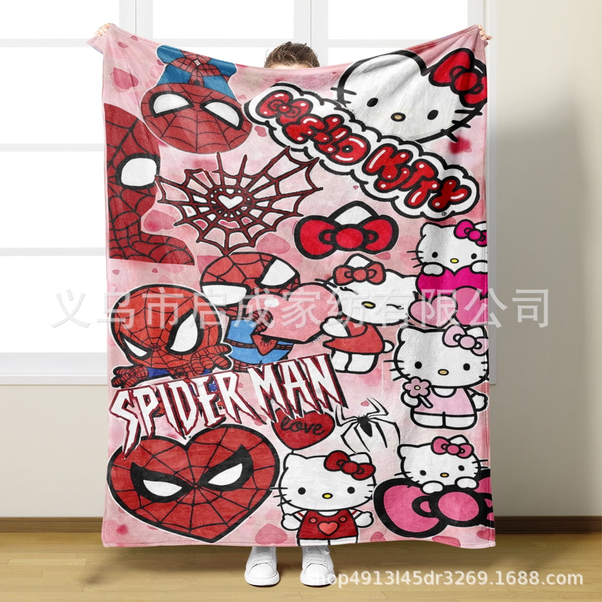 Marvel Spider-Man Superman SpiderMan Flannel Four Seasons Blanket ...