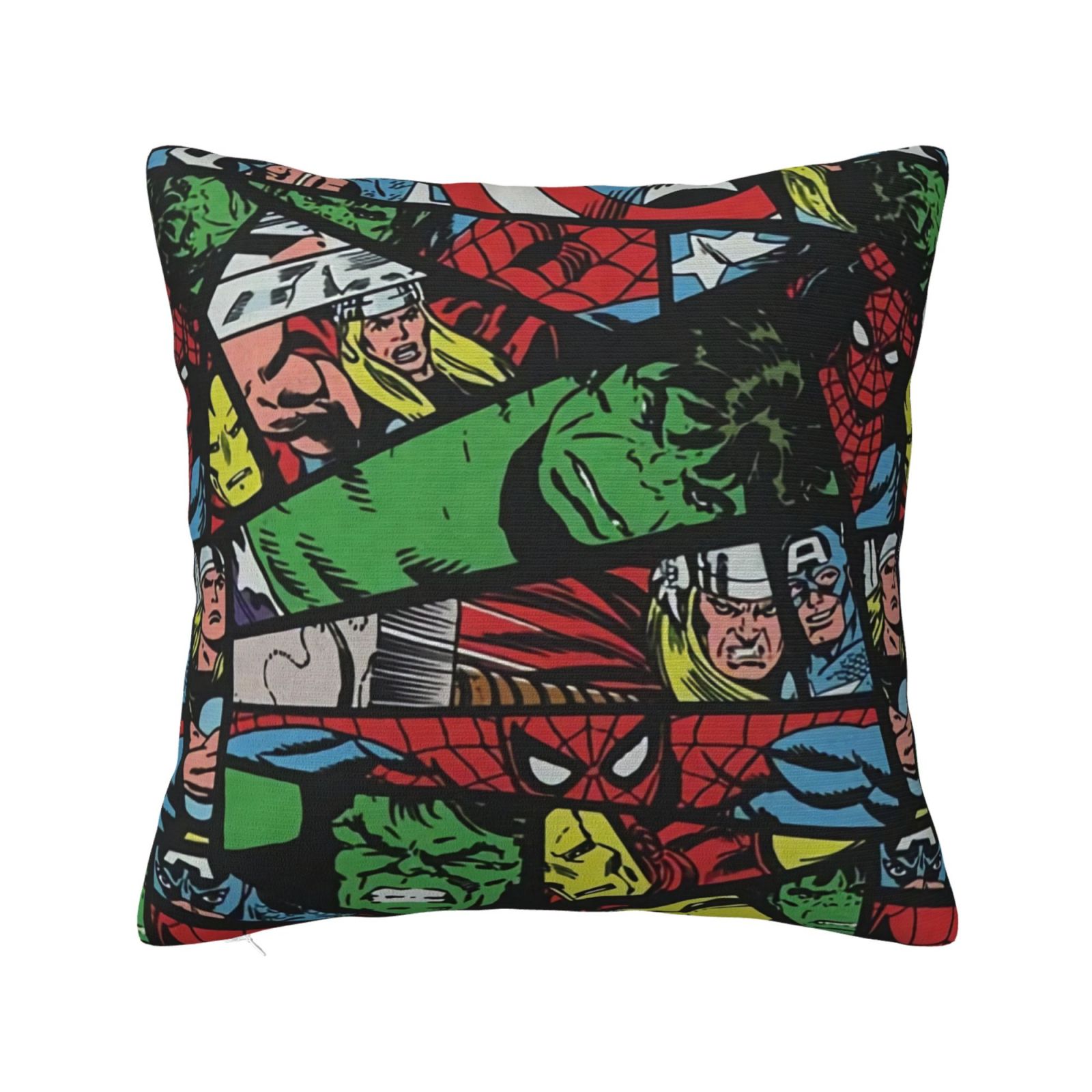 Marvel-Spider-Man Throw Pillow Covers 22x22 Inch,Square Pillow Covers ...