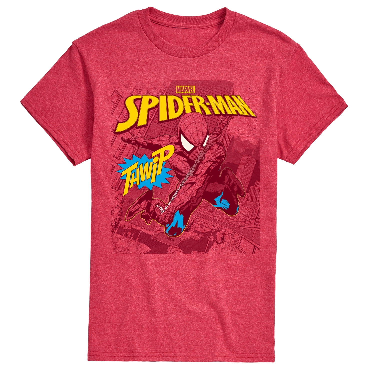 Marvel Spider-Man - Thwip Sound Effect - Men's Short Sleeve Graphic T ...