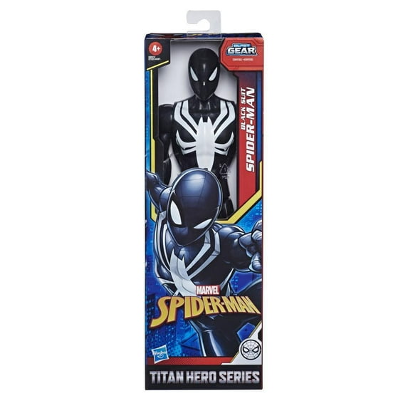 Marvel Spider-Man: Titan Hero Series Villains Black Suit Spider-Man 12 ...