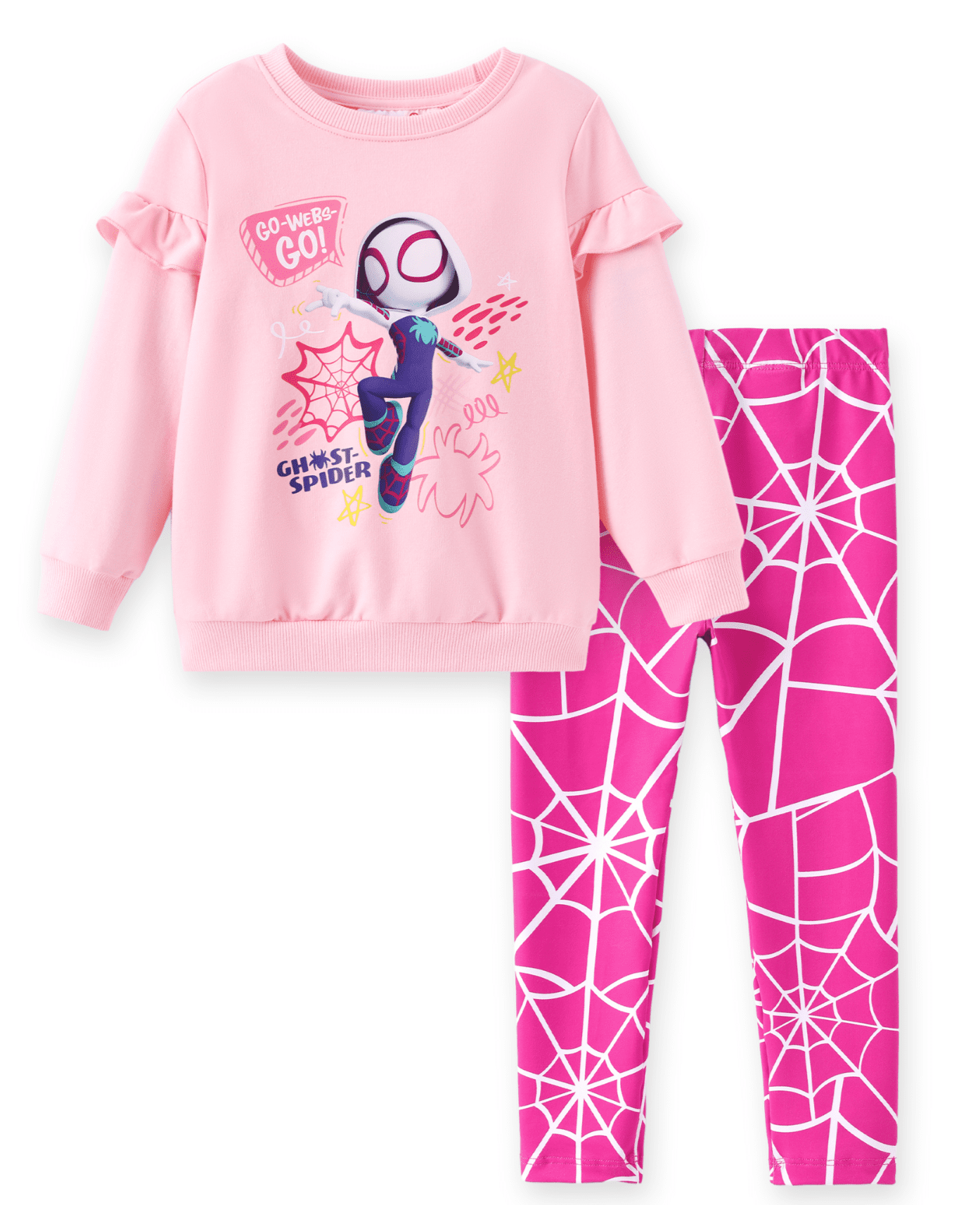 Marvel Spider-Man Toddler Girls Sweatshirt and Web Leggings Ghost ...