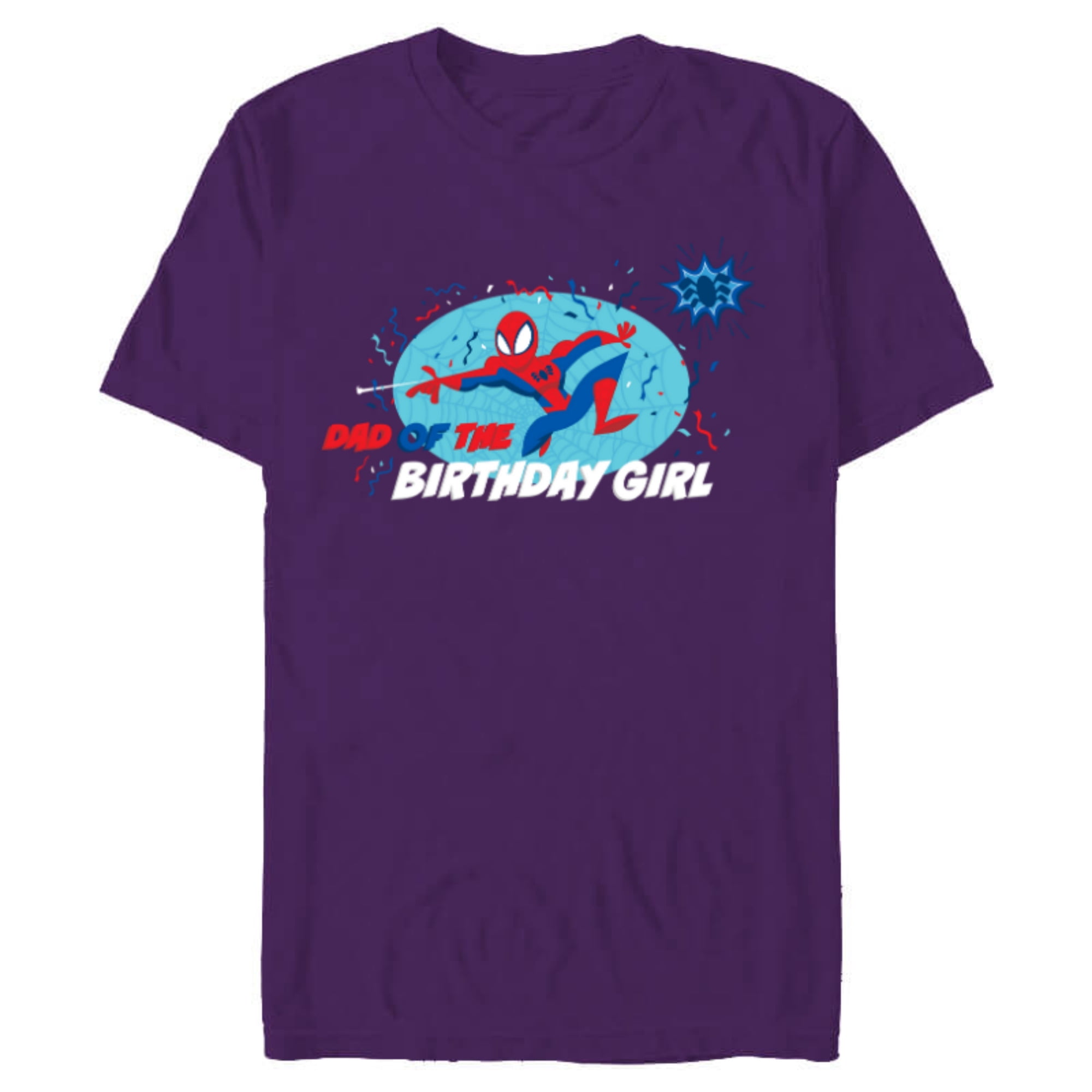Marvel Spider-Man Toon Family Party Dad of the Birthday Girl - Short ...