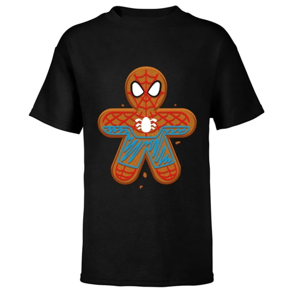 Marvel Spider-Man Toon Holiday Gingerbread Man Cookie - Short Sleeve T ...